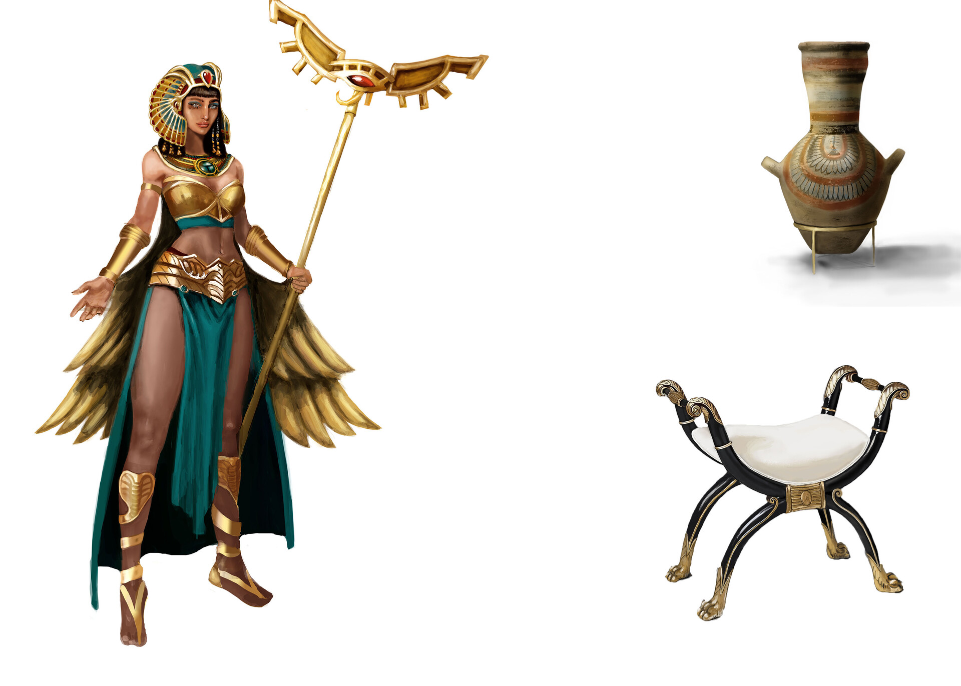 ArtStation - Concept art- PROYECT THE SHEMSU HOR