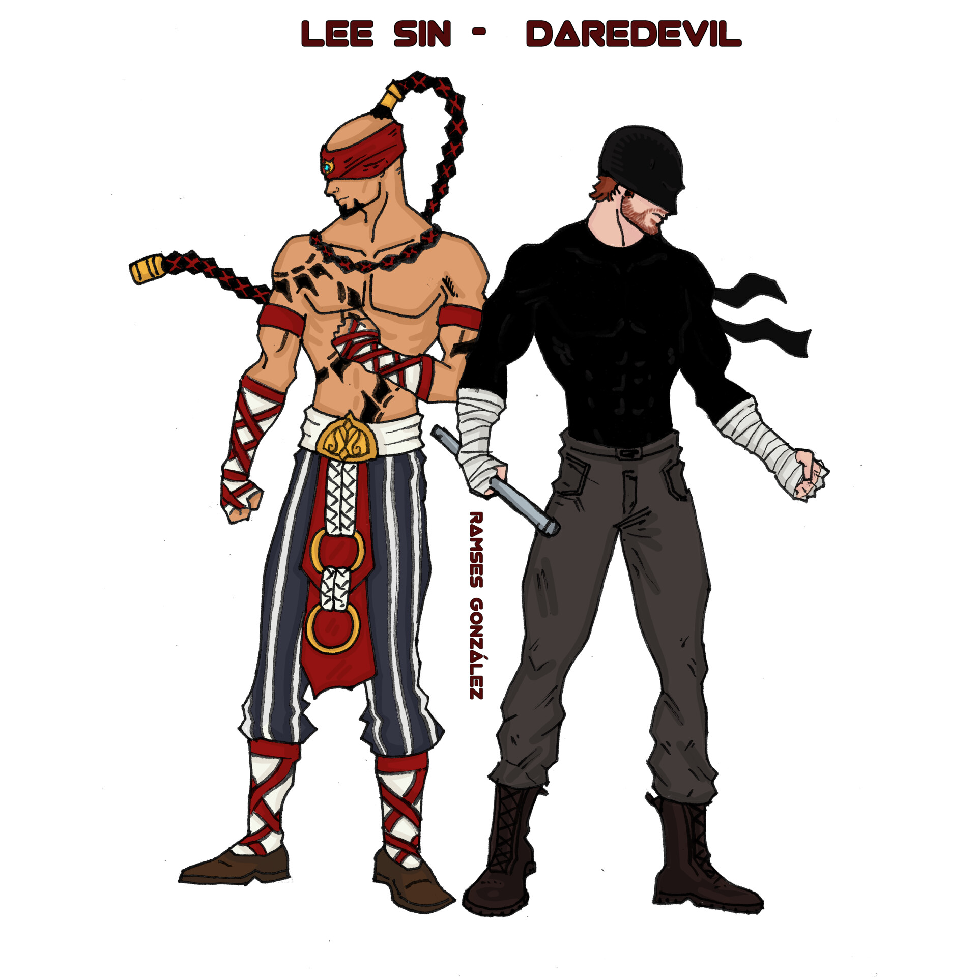 lee sin drawing