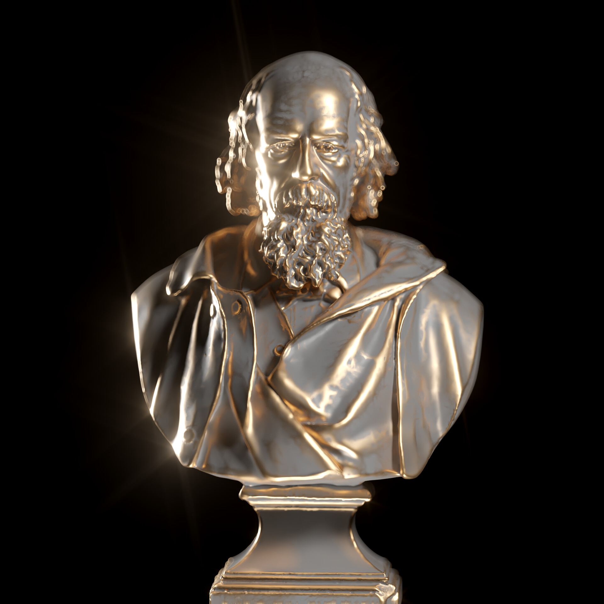 ArtStation - Gold Pieces Statues