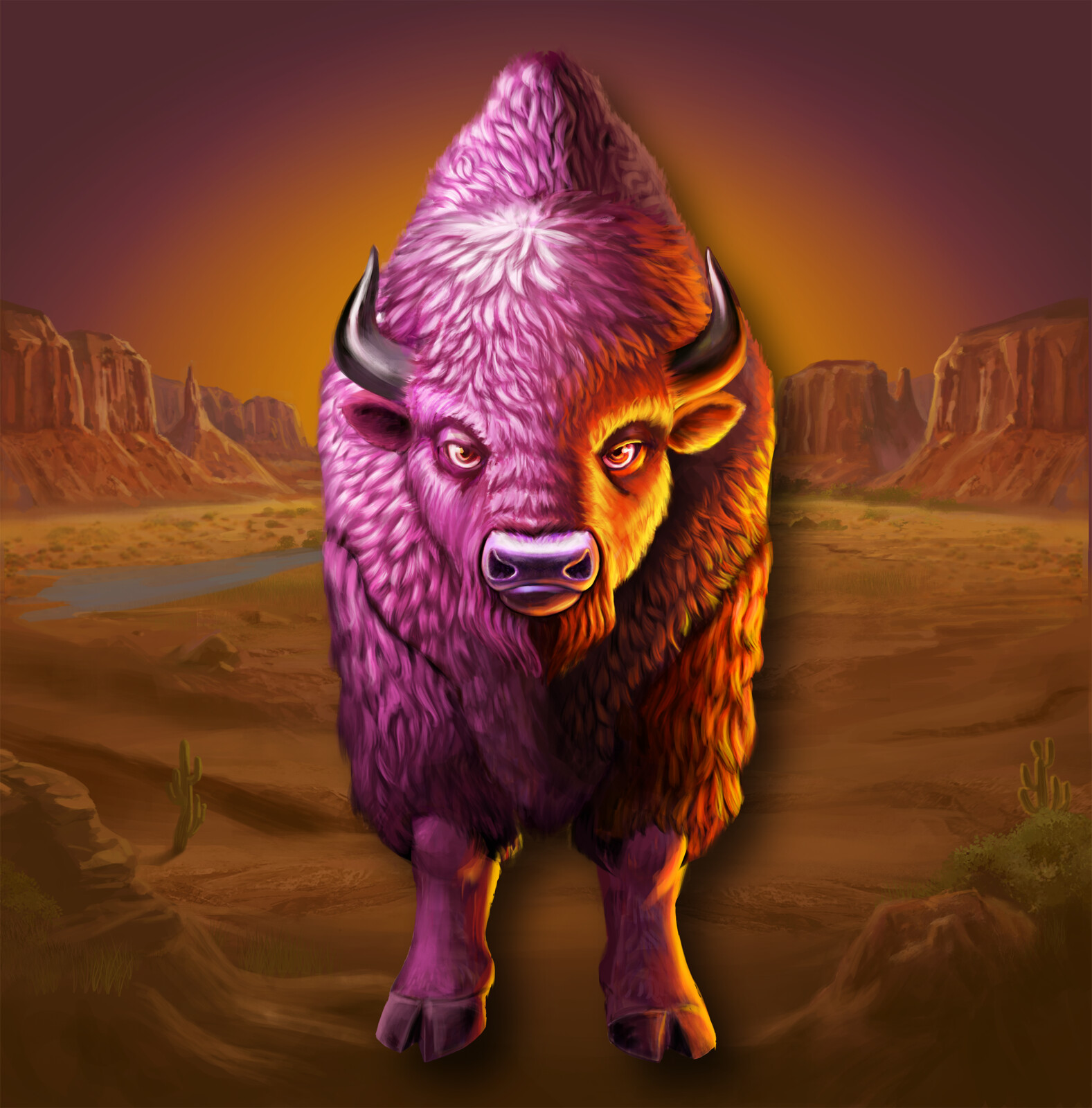 Enrique Perez Soler - Buffalo Toro - Buffalo Symbol Rendering