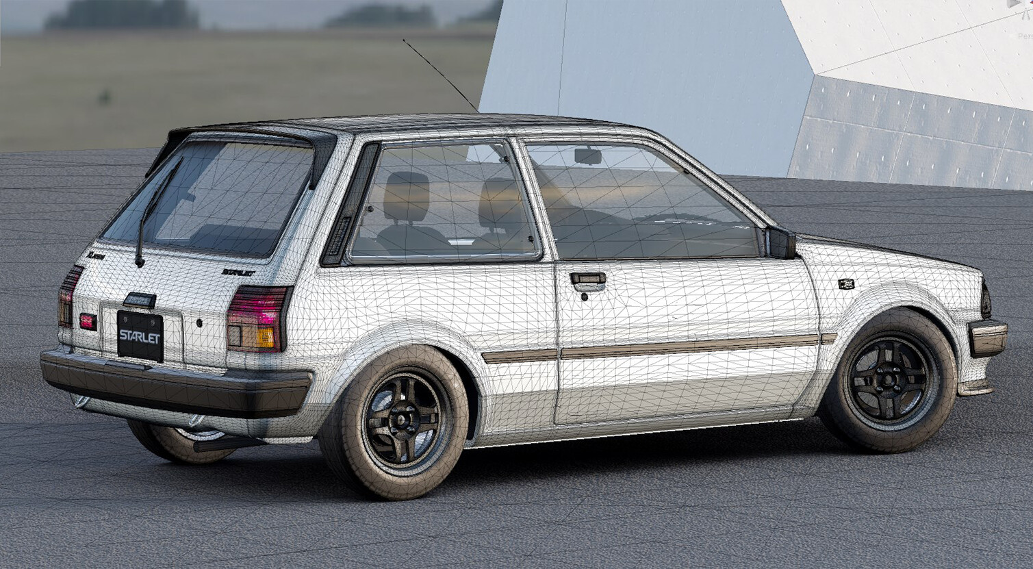 Djordy Donopawiro - Toyota Starlet EP71 3D model