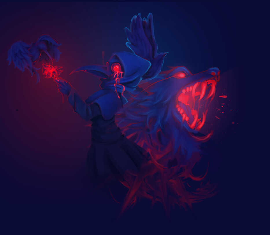 ArtStation - Mary and the Wolf