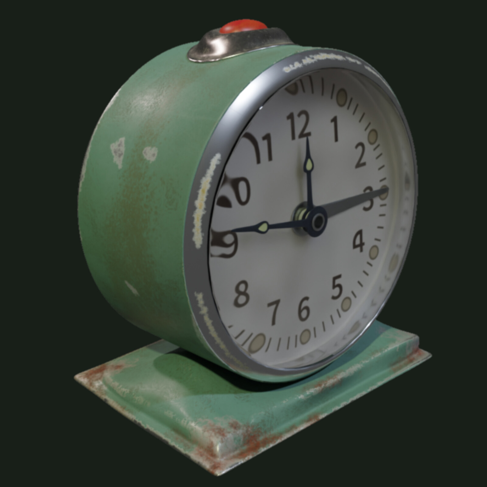 ArtStation - Rusty alarm clock