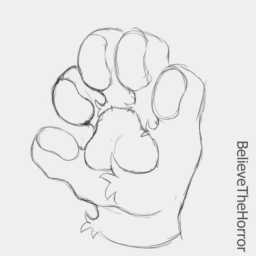 how to draw anthro paws