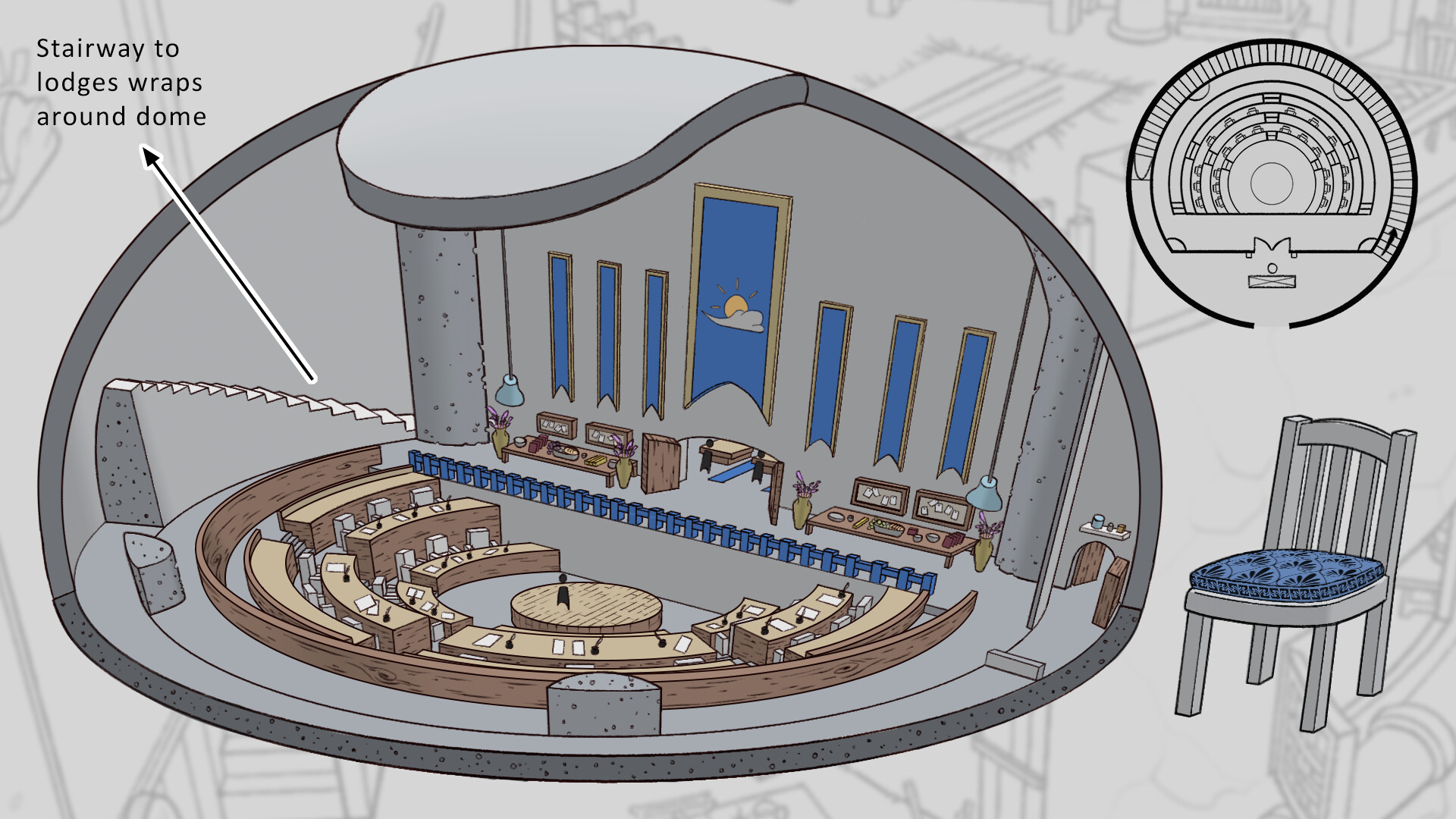 Lange Eo - Fantasy Interior: Dome