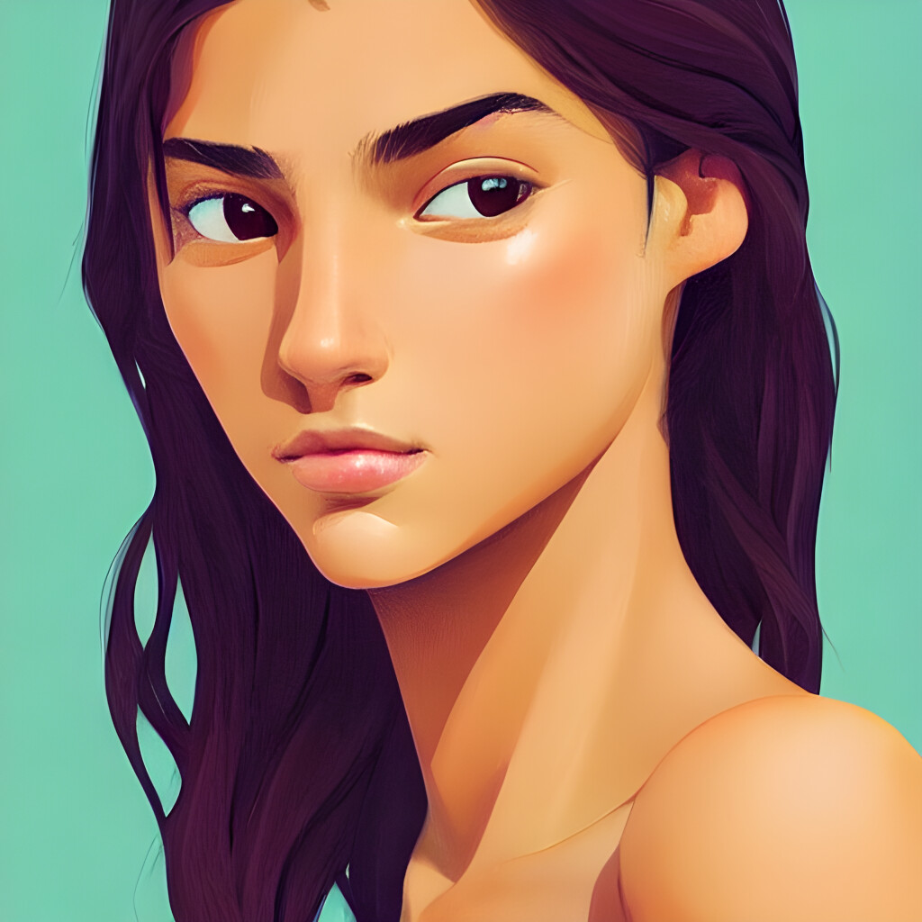 ArtStation - Native American Girl 3