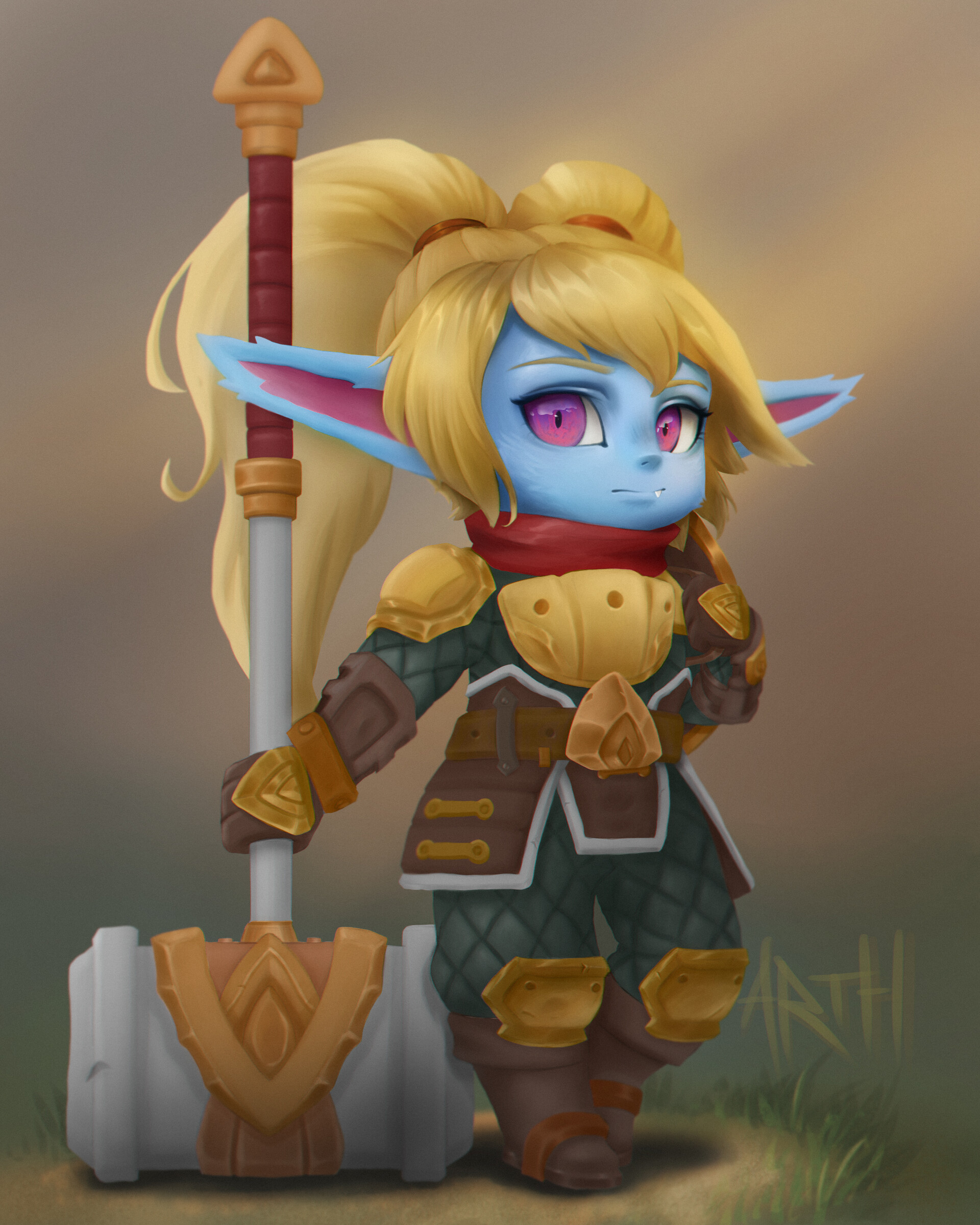 ArtStation - Poppy Fanart from League of Legends