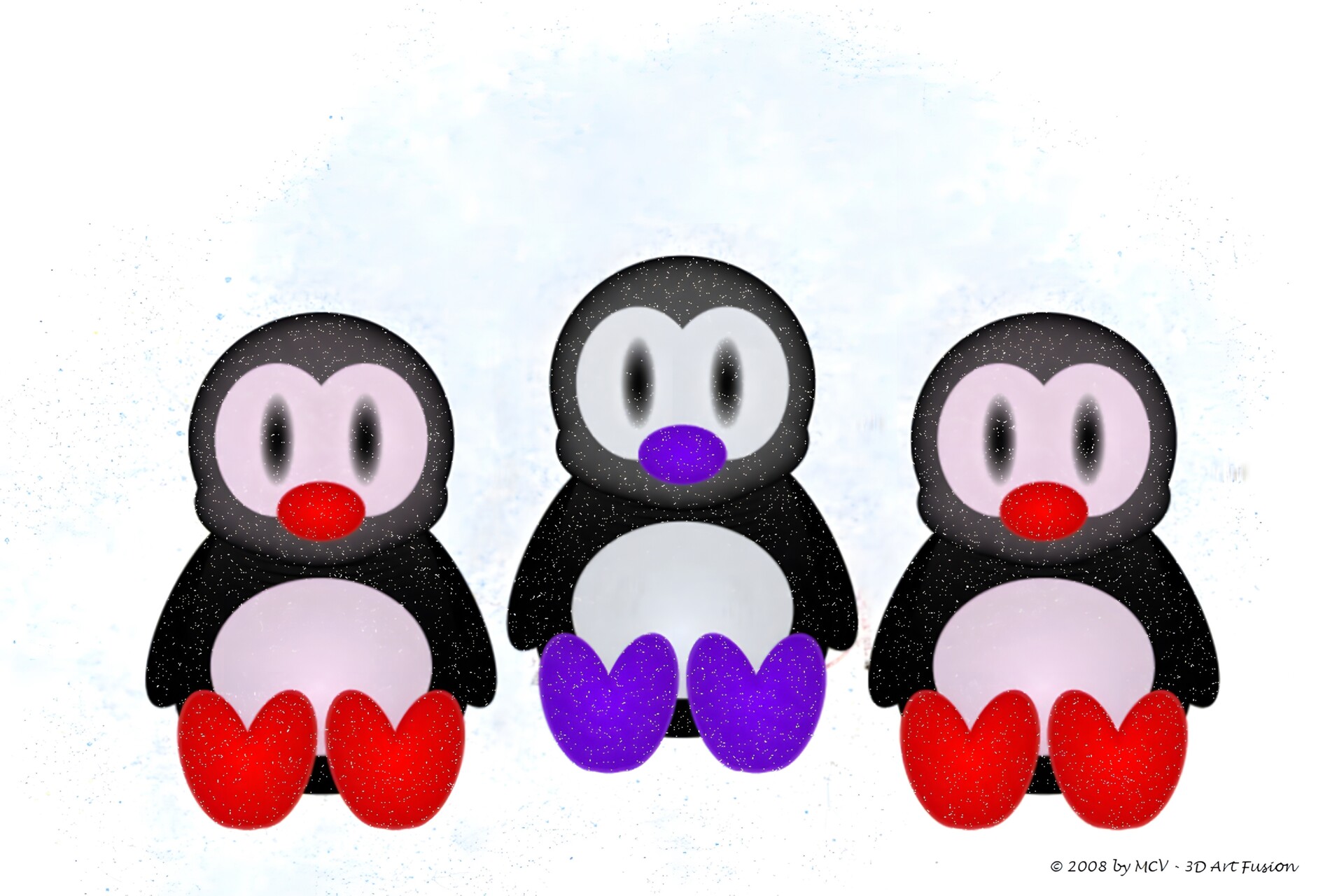 ArtStation - Baby Penguins