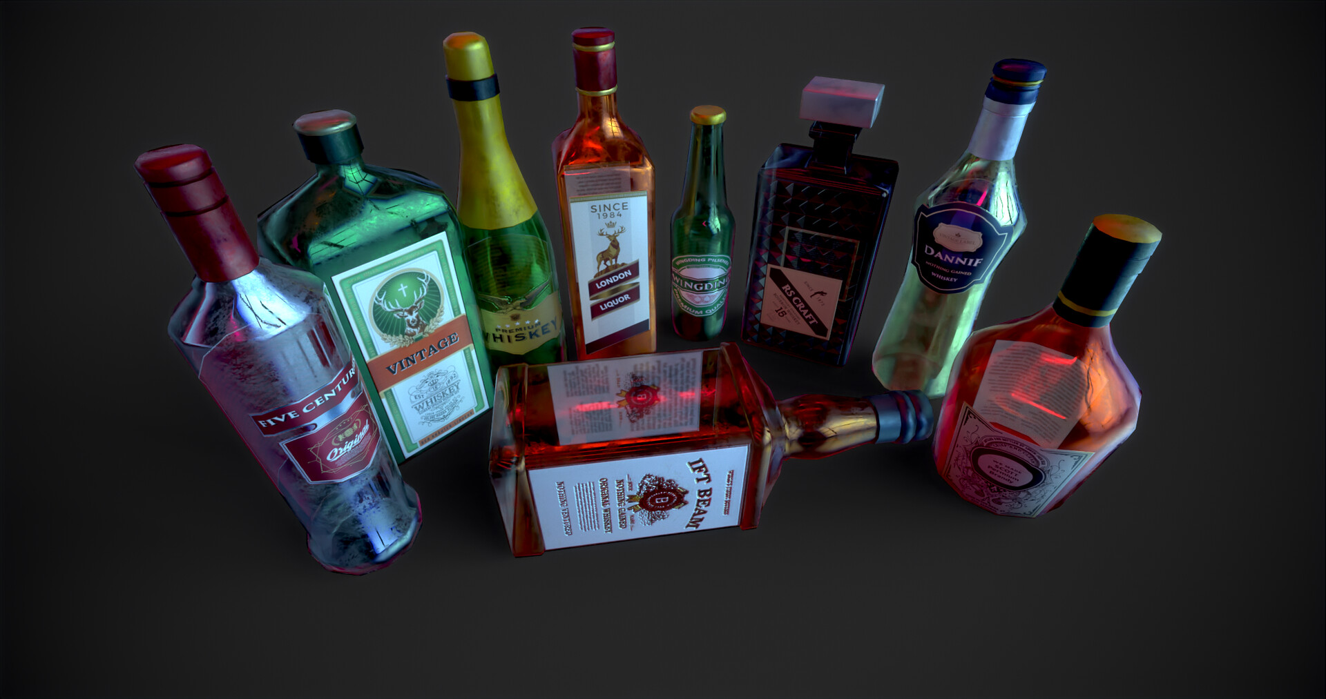 ArtStation - bottles