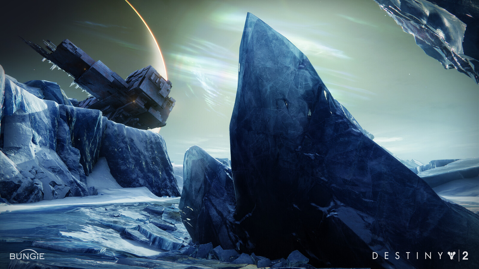 Ethan Scheu - Destiny 2: Beyond Light - Europa Ice Shaders and Props