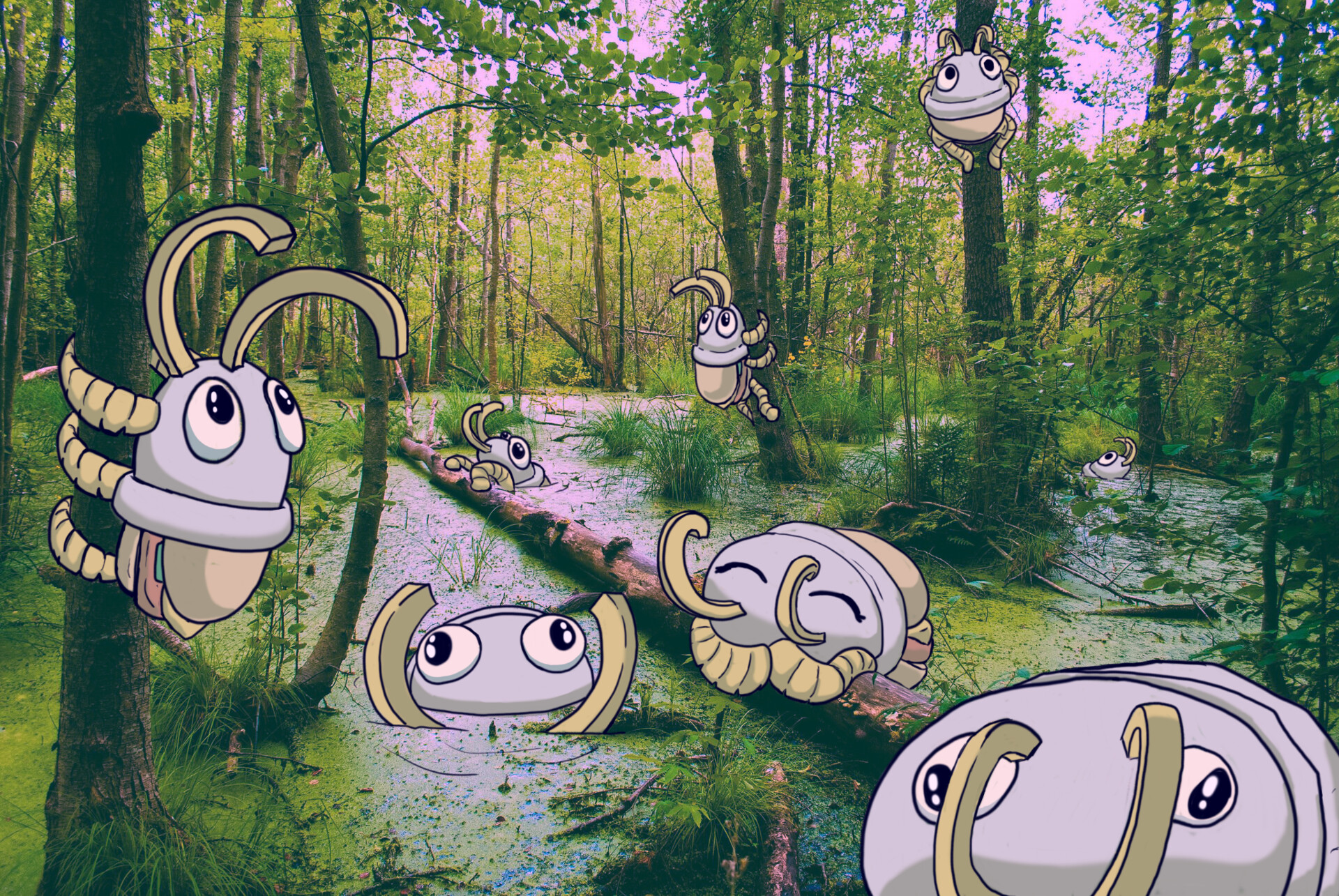 ArtStation - Draw-Over-Challenge (swamp)