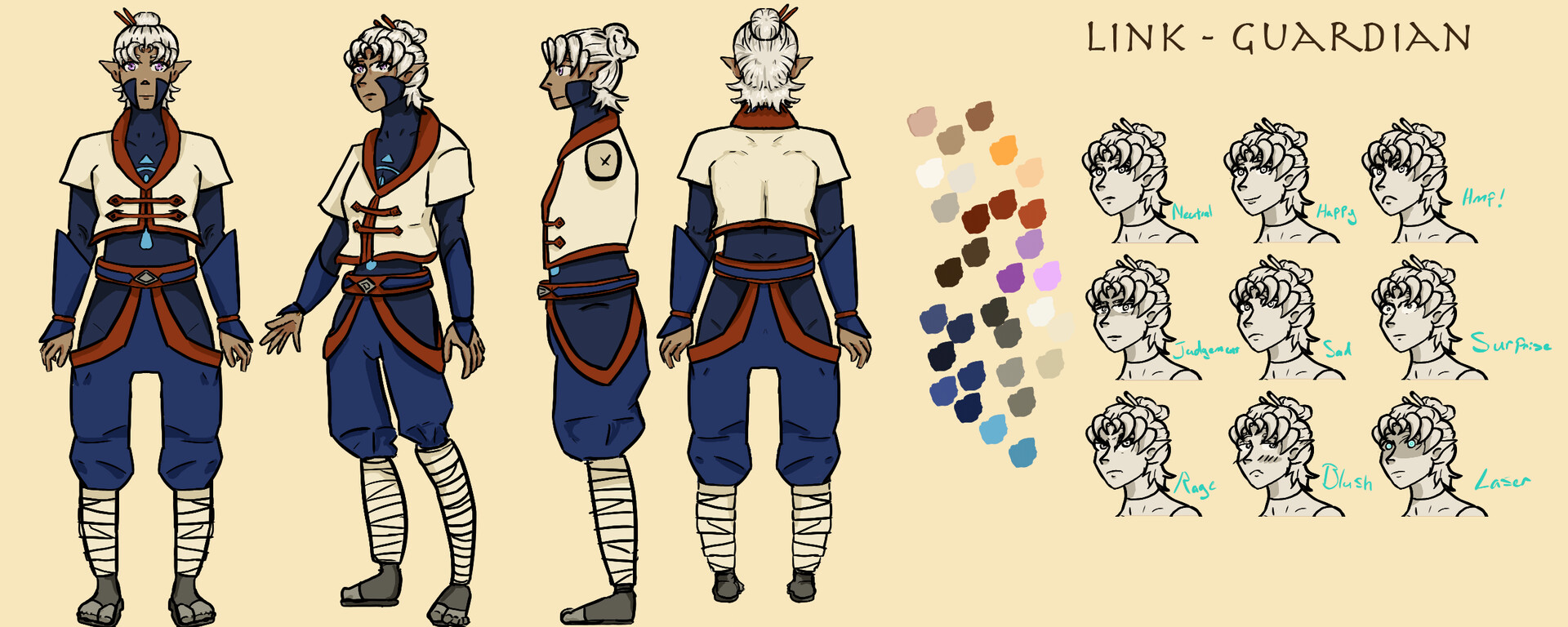 ArtStation - Link - Guardian - Turnarounds