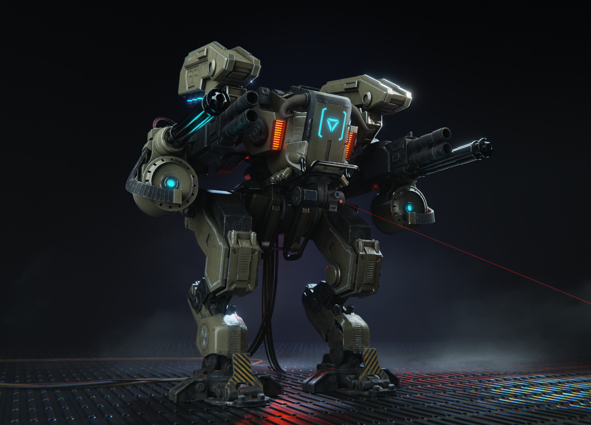 ArtStation - Mech Mark IV (by tutorial)