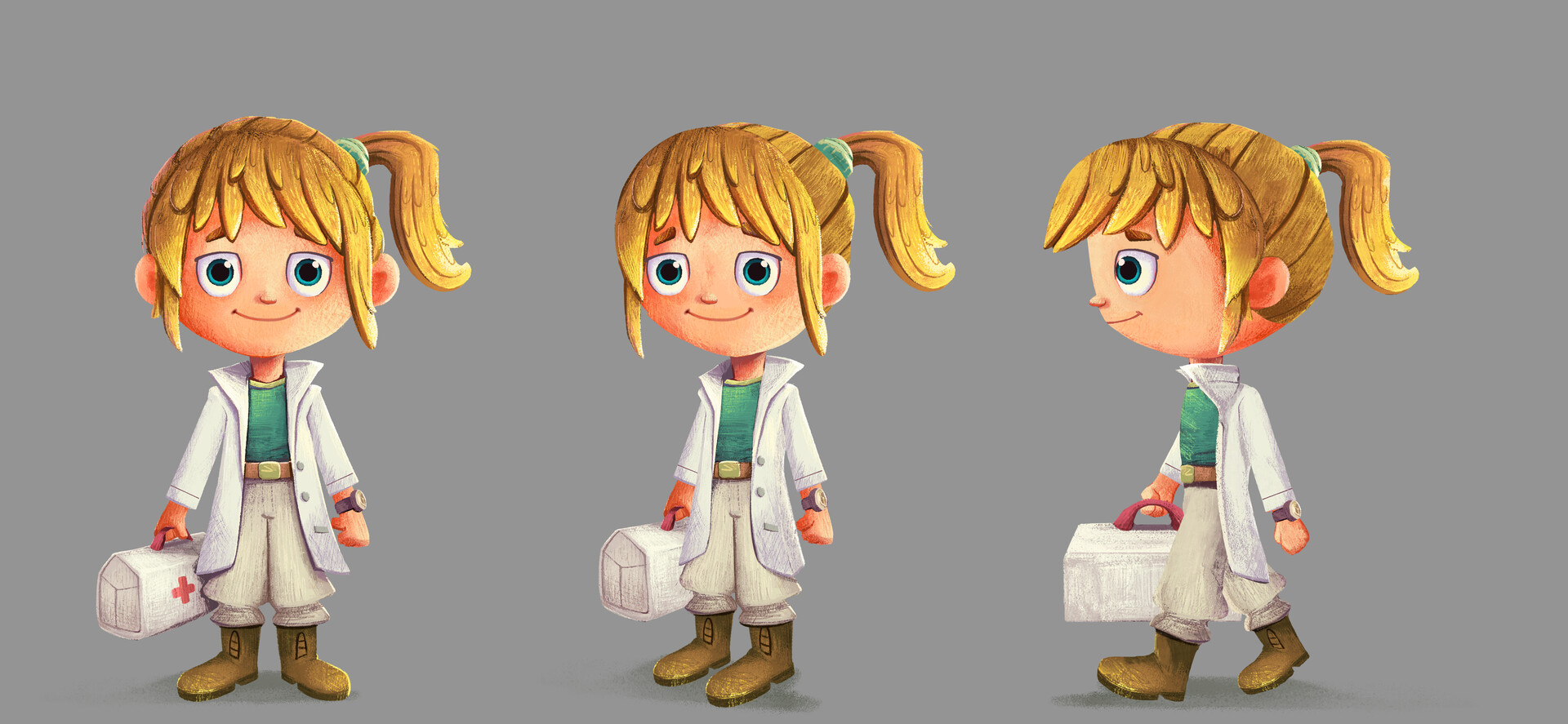 ArtStation - Dr Aria - Character Design Game