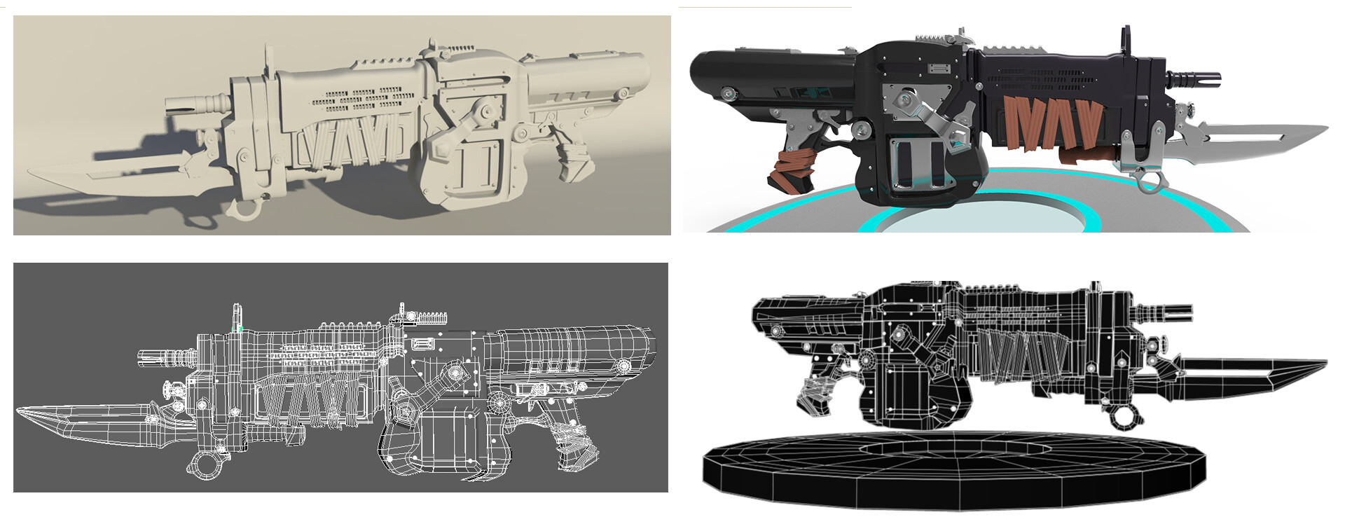 ArtStation - Roaring Gun Gaming Asset