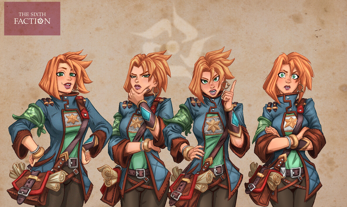 ArtStation - The 6th Faction Character Design: Louise