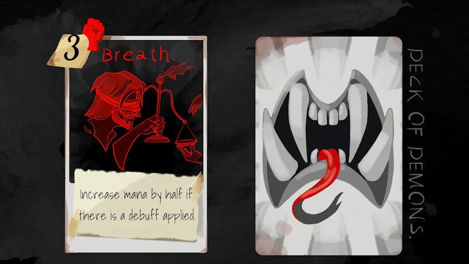 ArtStation - "Deck of Demons" Card Animations