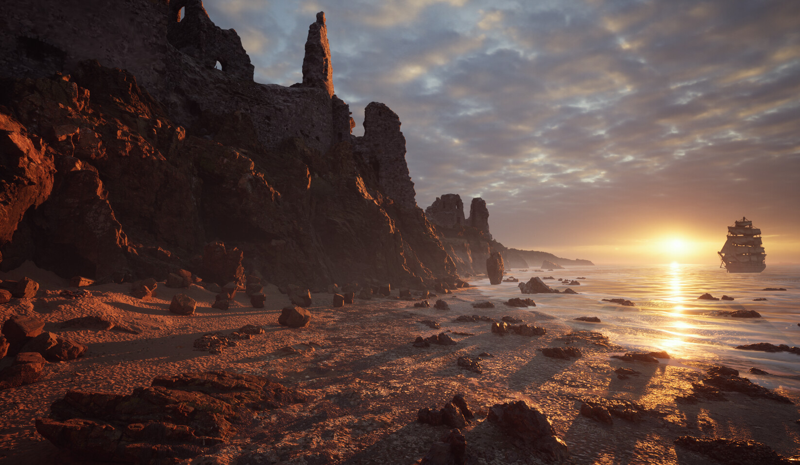 ArtStation - UE5: Coastal Ruins