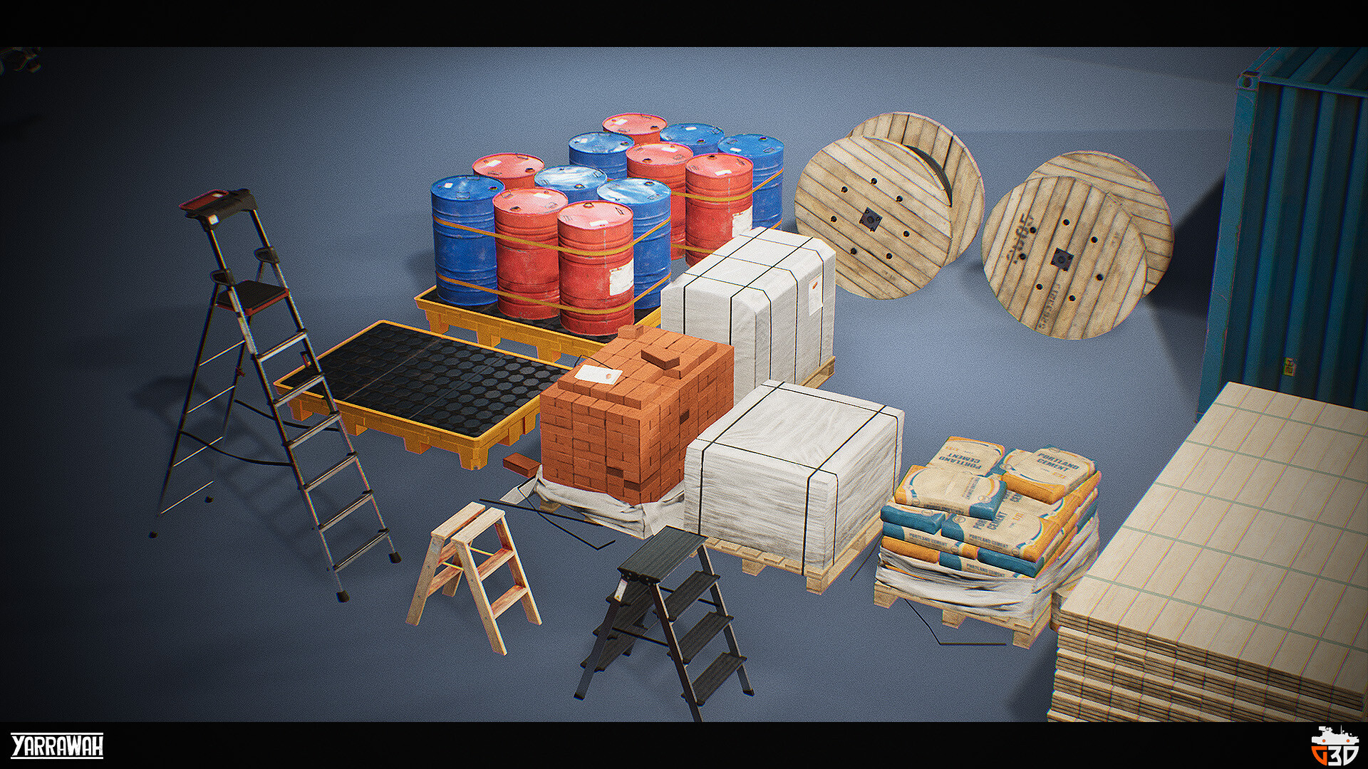 Yarrawah Interactive - Construction Prop Collection Vol 1. - Unreal Engine