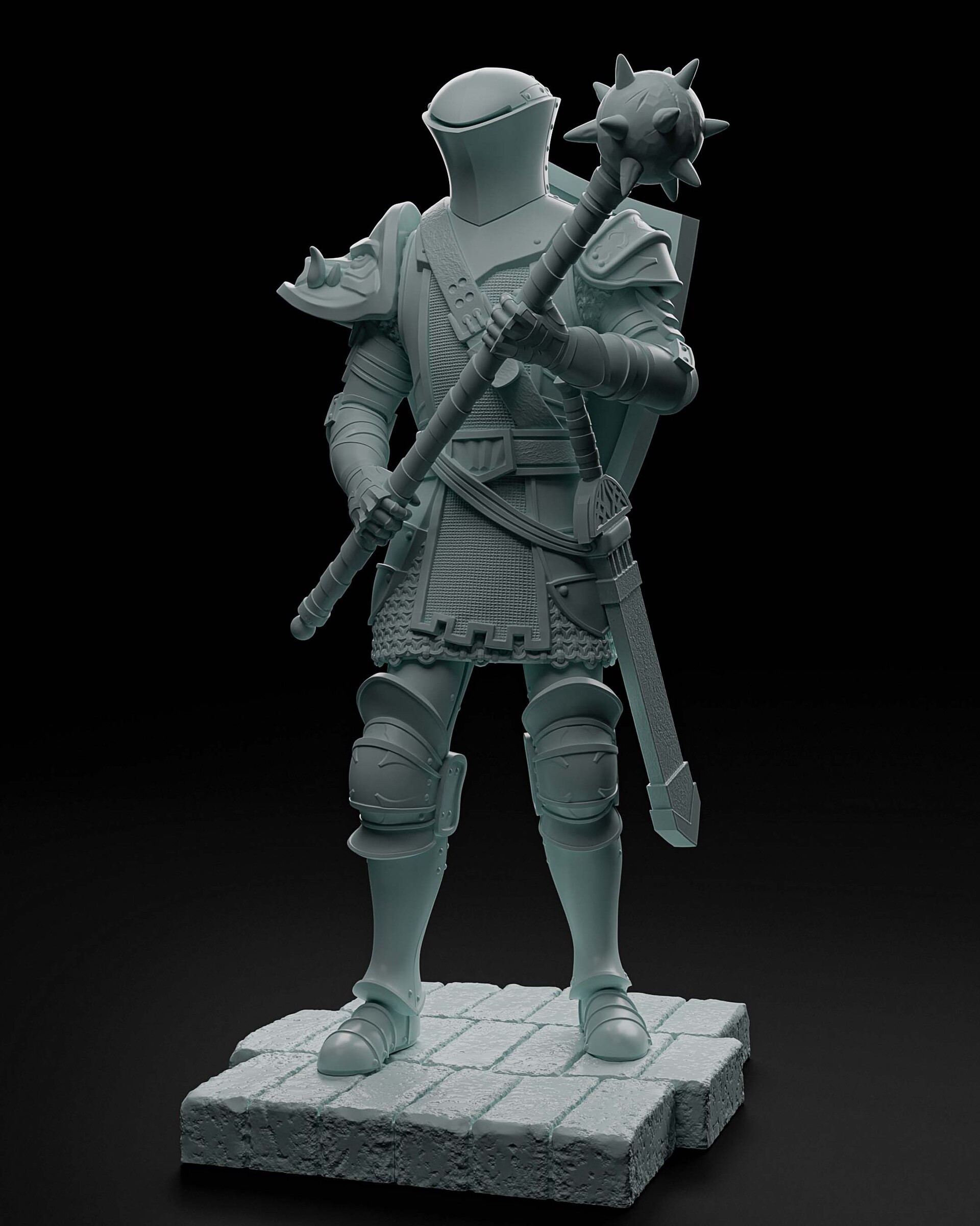 ArtStation - Knight miniature