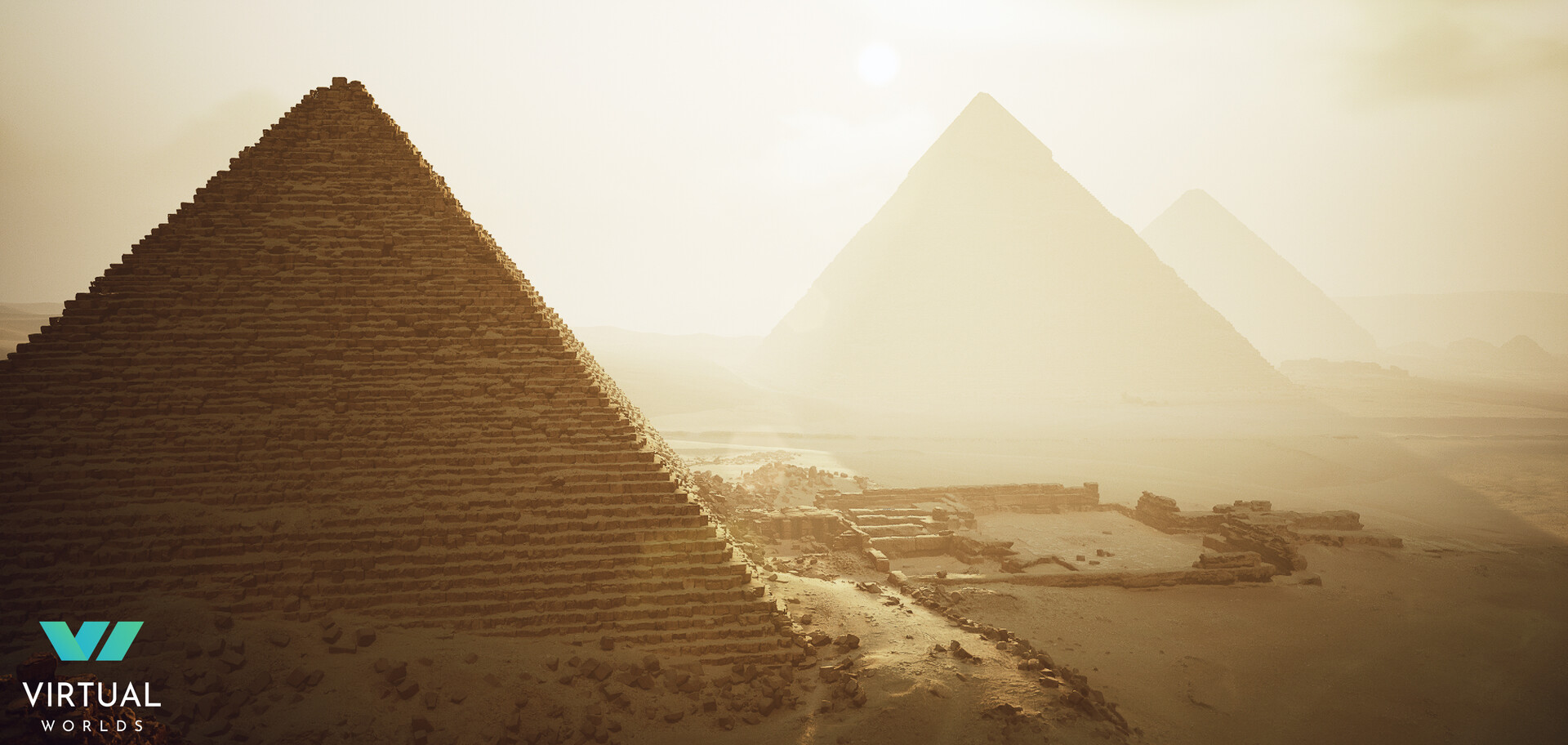 ArtStation - View of the Pyramids close