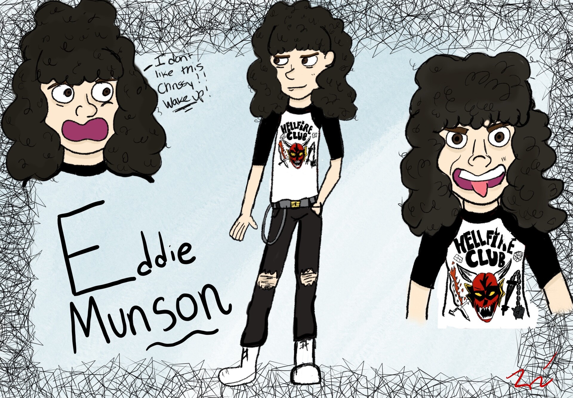 ArtStation - Eddie Munson (Stranger Things Season 4)