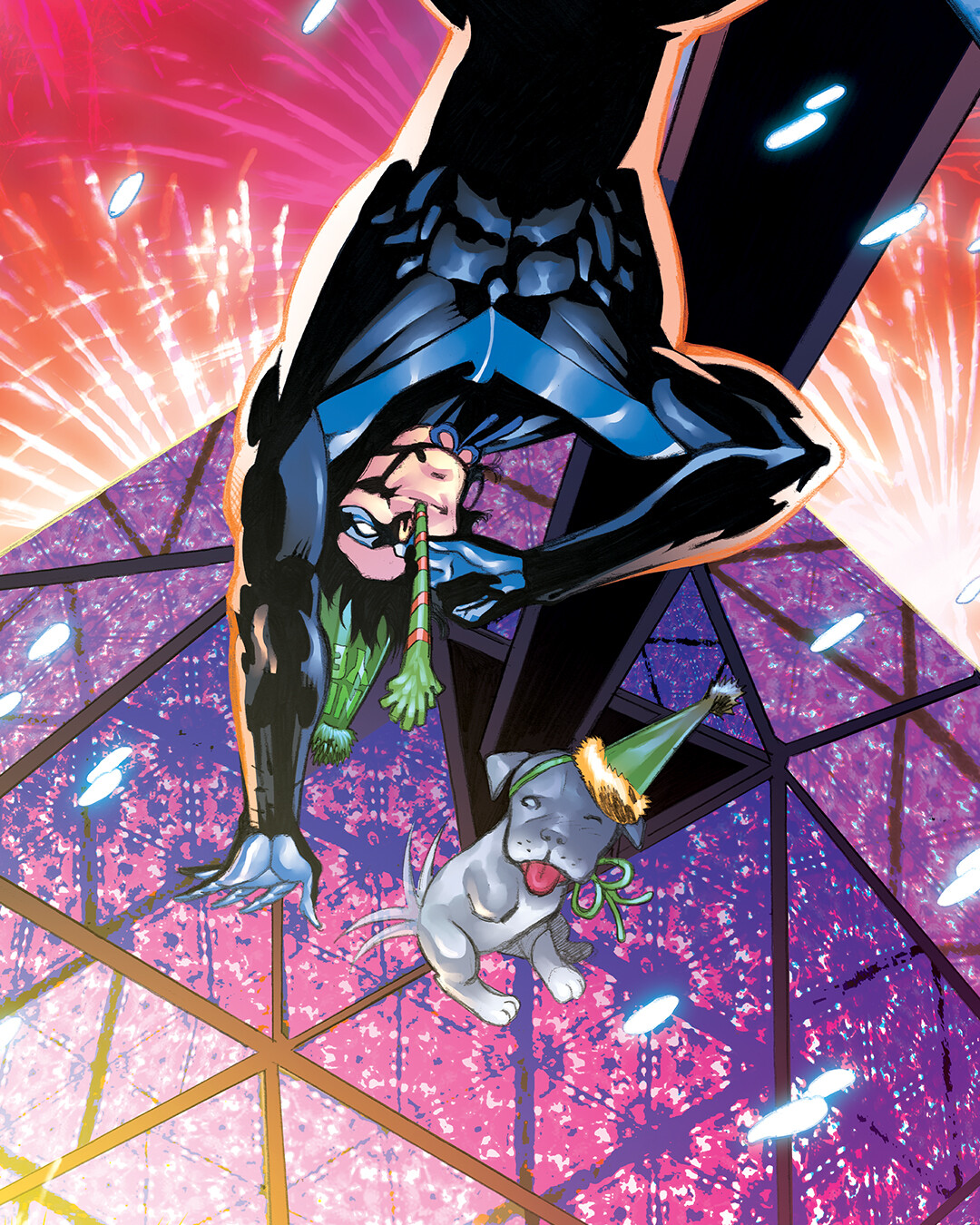 Prasad Rao (pressy) - Nightwing 99 Holiday Variant