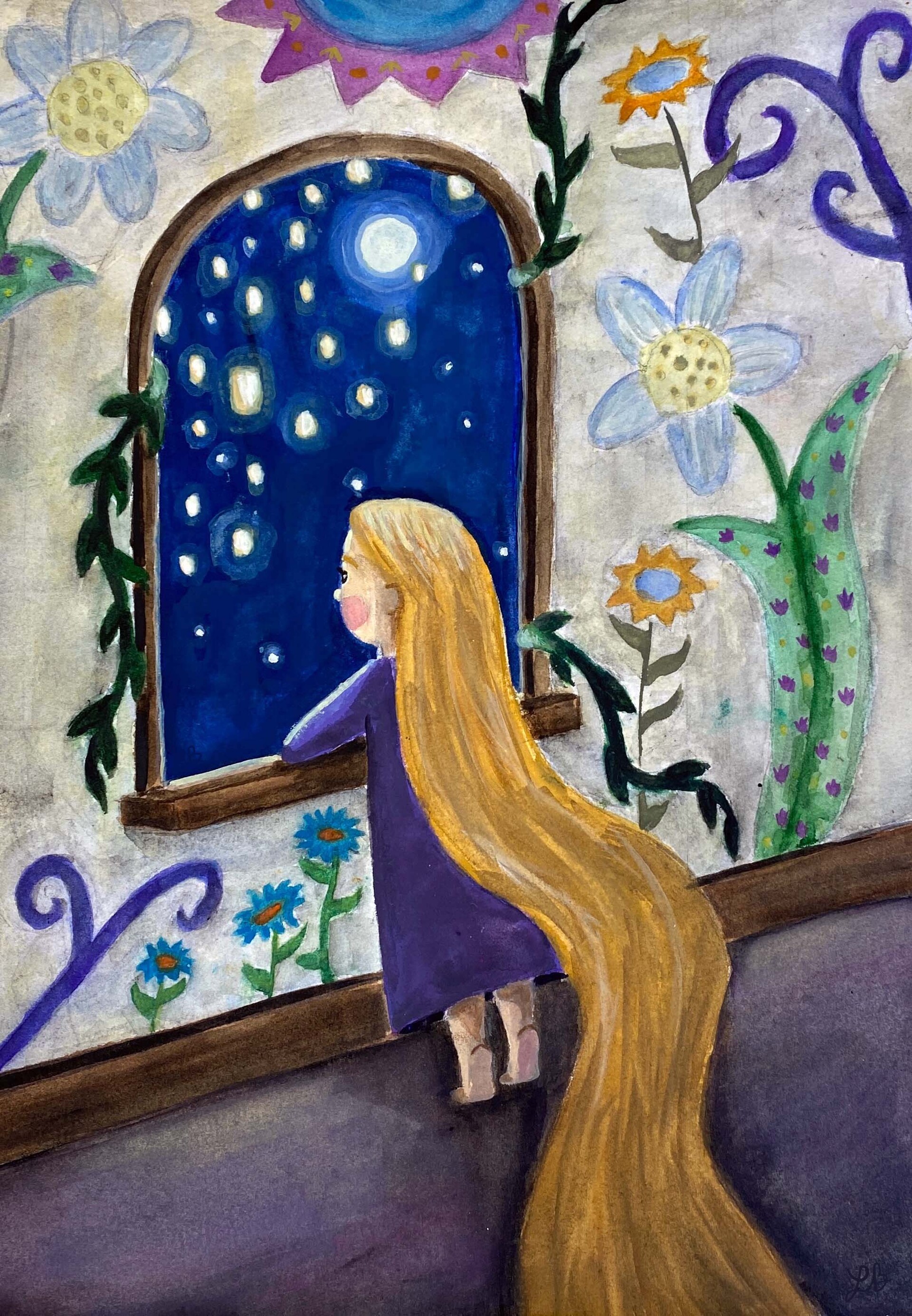 ArtStation - Rapunzel and the Laterns