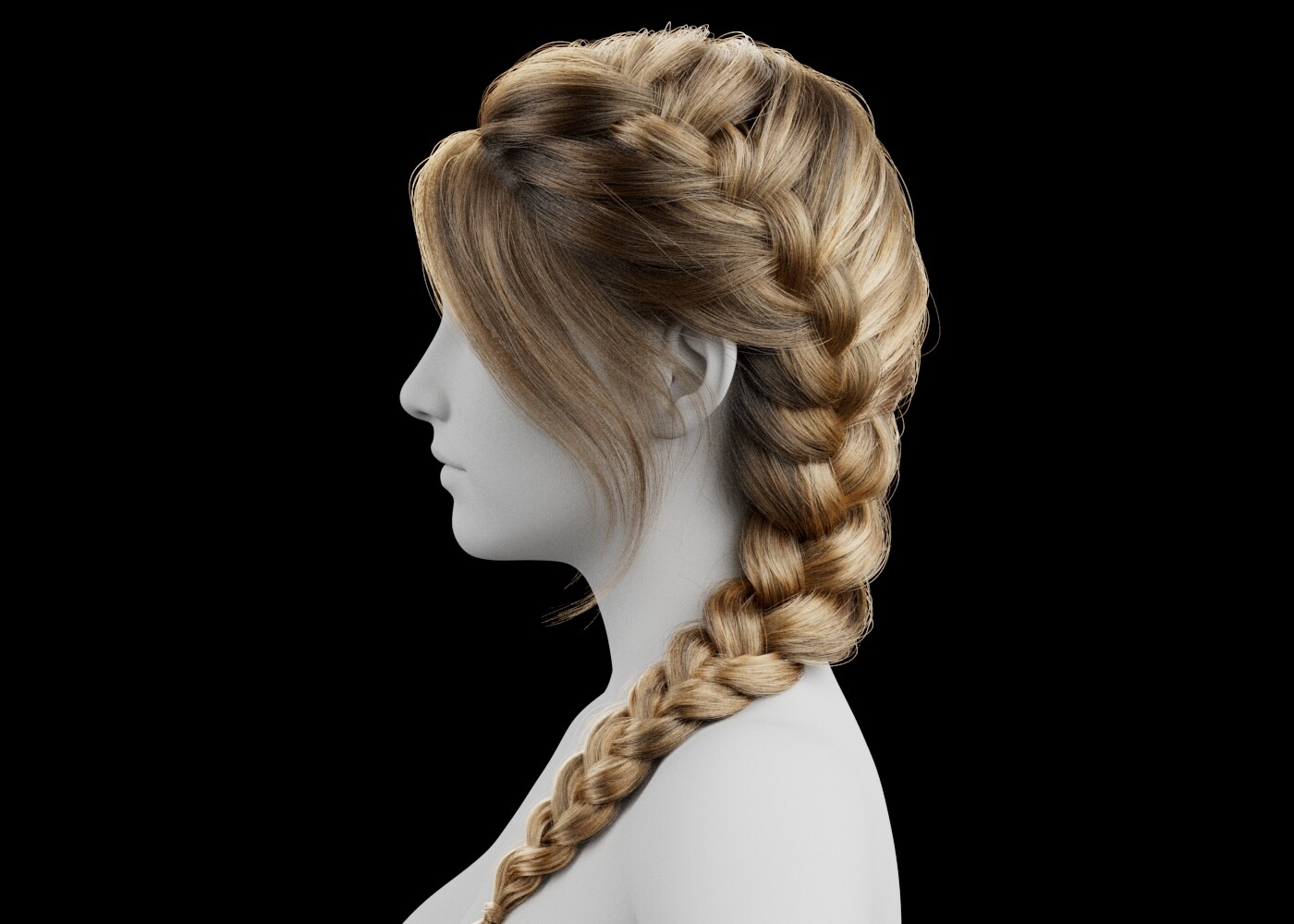 Jason Tsai - Side French Braid - XGen