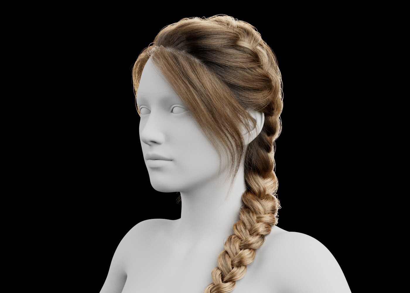 Jason Tsai - Side French Braid - XGen