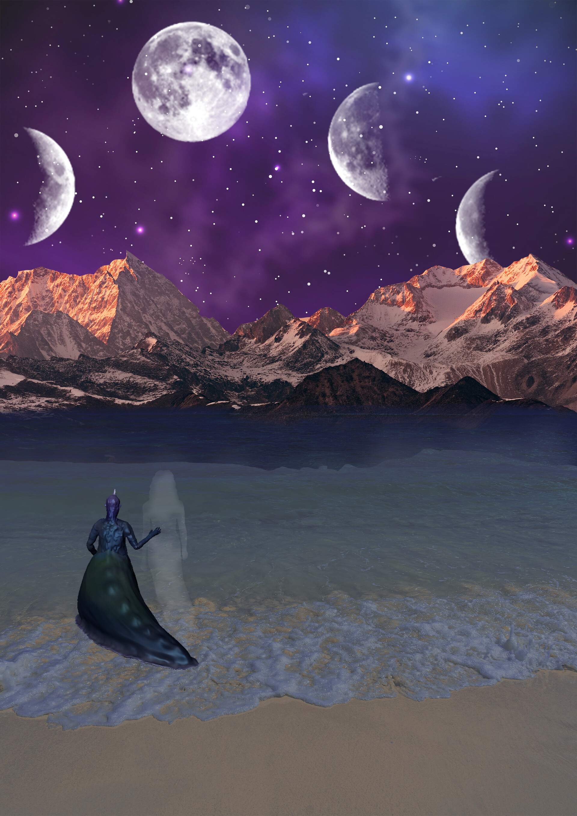 ArtStation - 3D Slug-man Creature