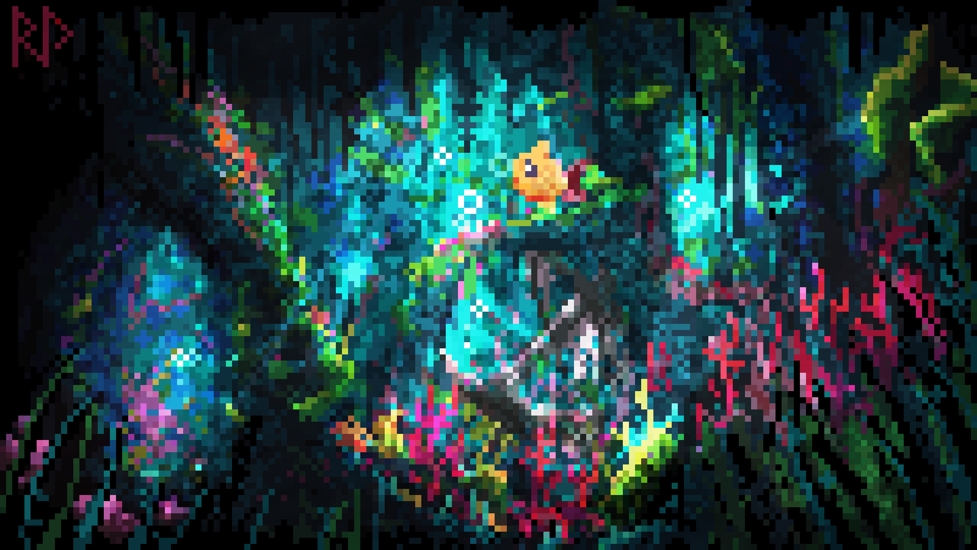 ArtStation - Pixel Art Illustration : Coral Reef