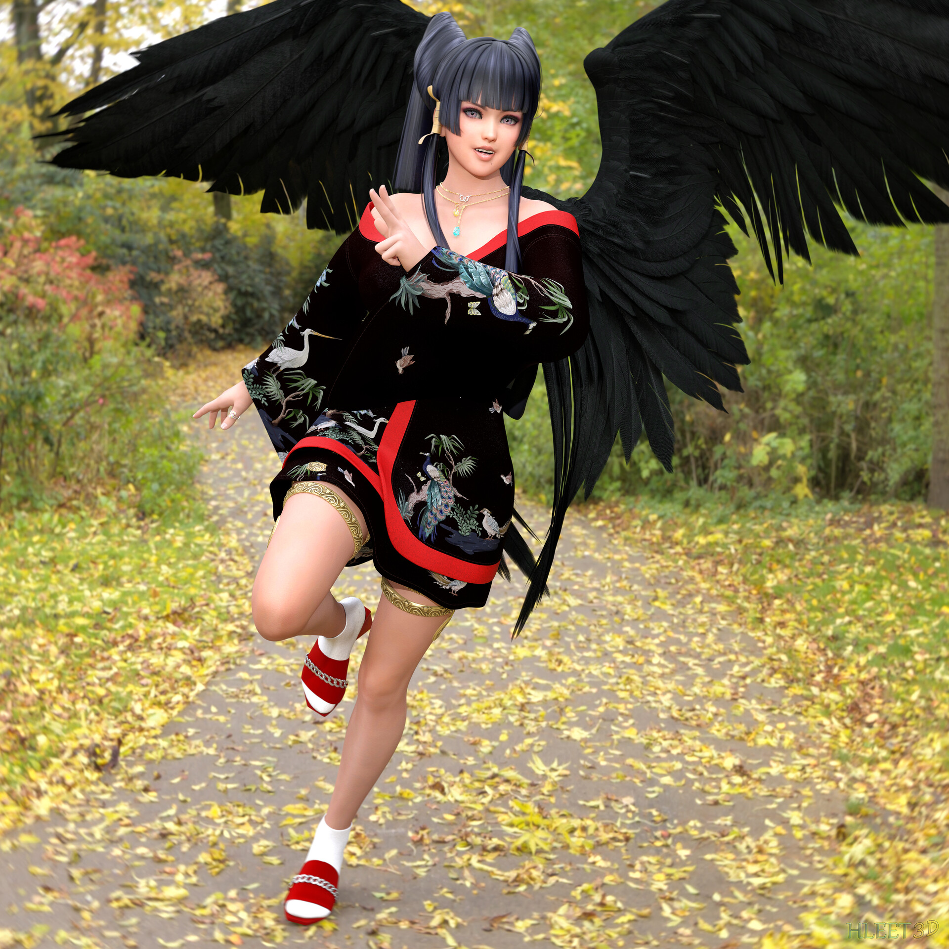 ArtStation - Nyotengu is there to kick ass