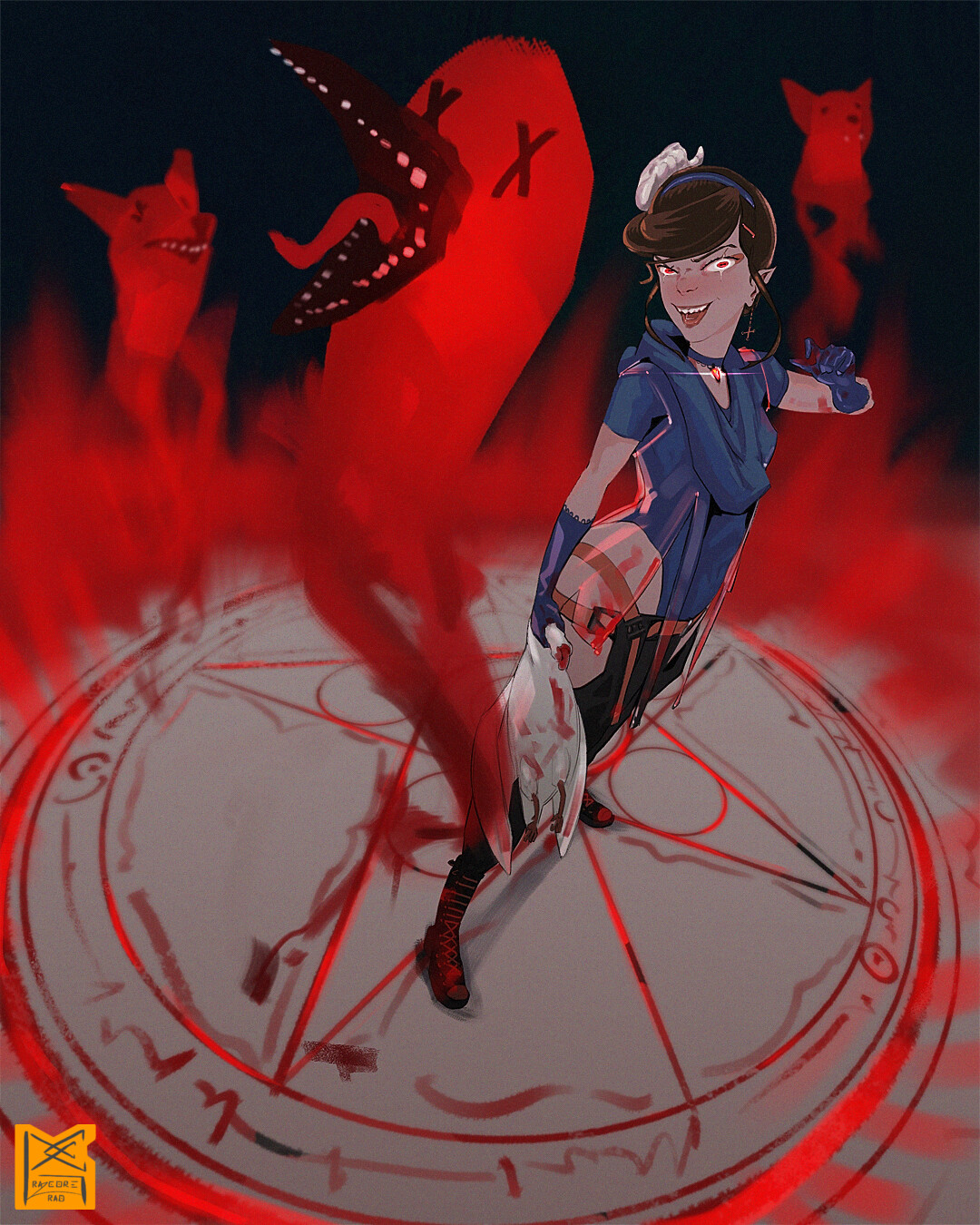 ArtStation - Dark Magic OC