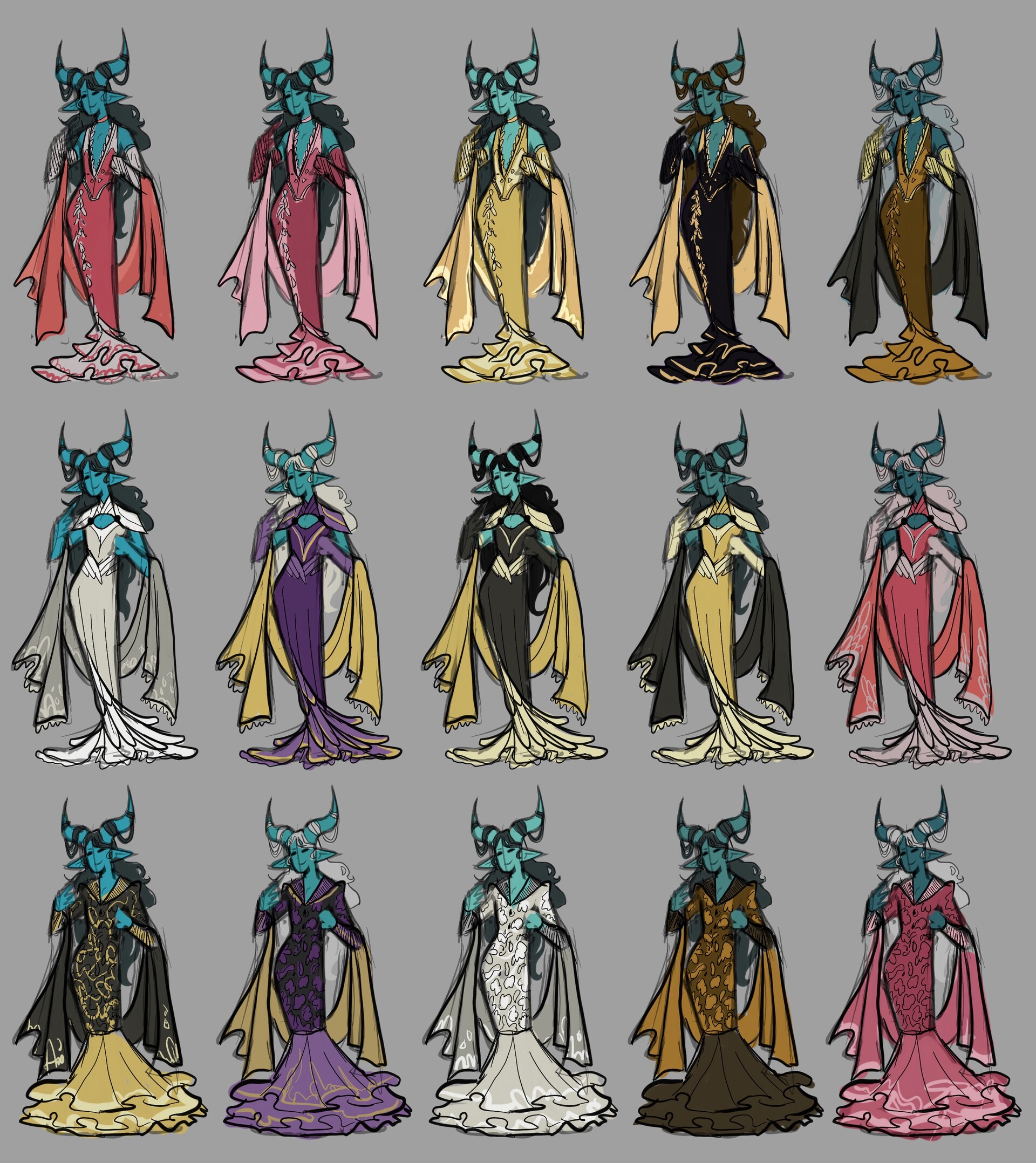 Paula Senin / KAMOMEUS - Loraith - The tiefling Queen