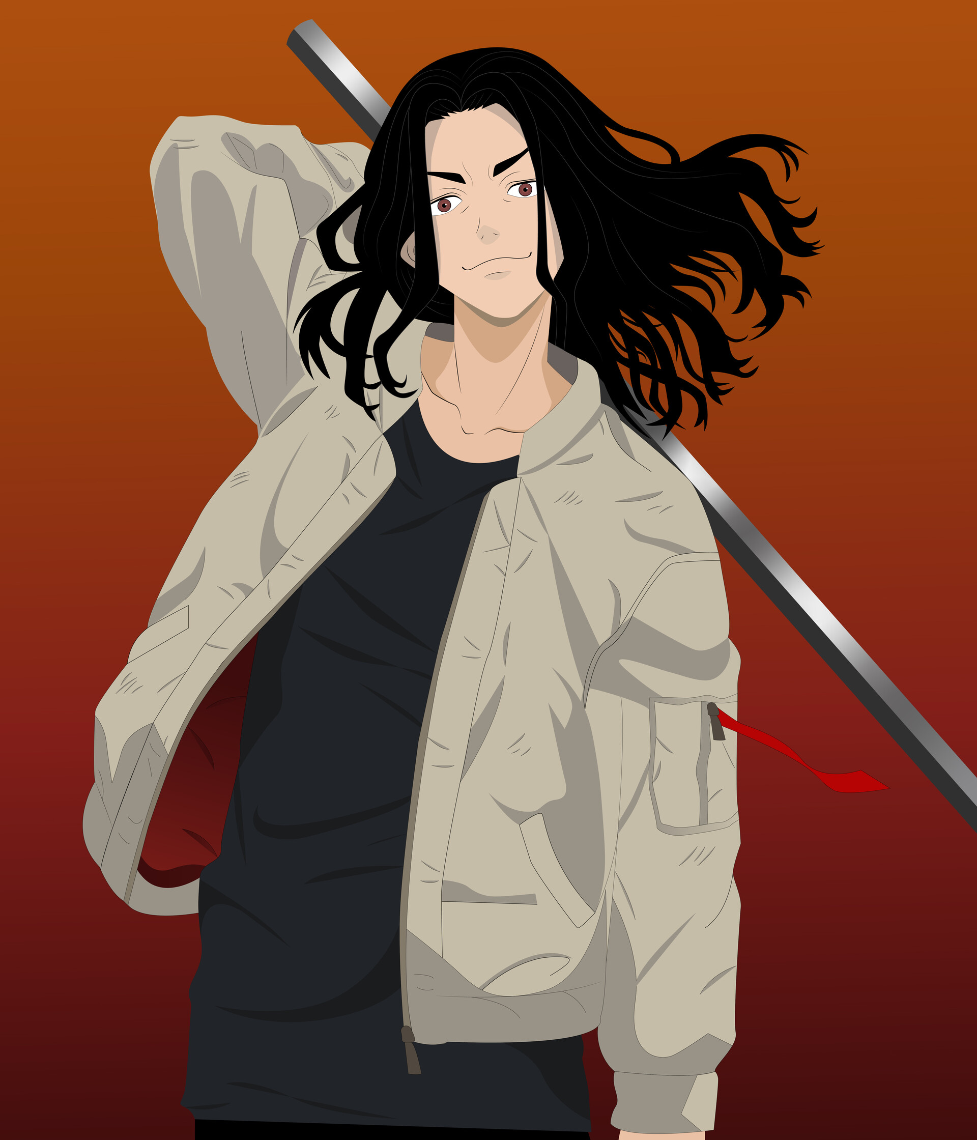 ArtStation - Baji from Tokyo Revengers