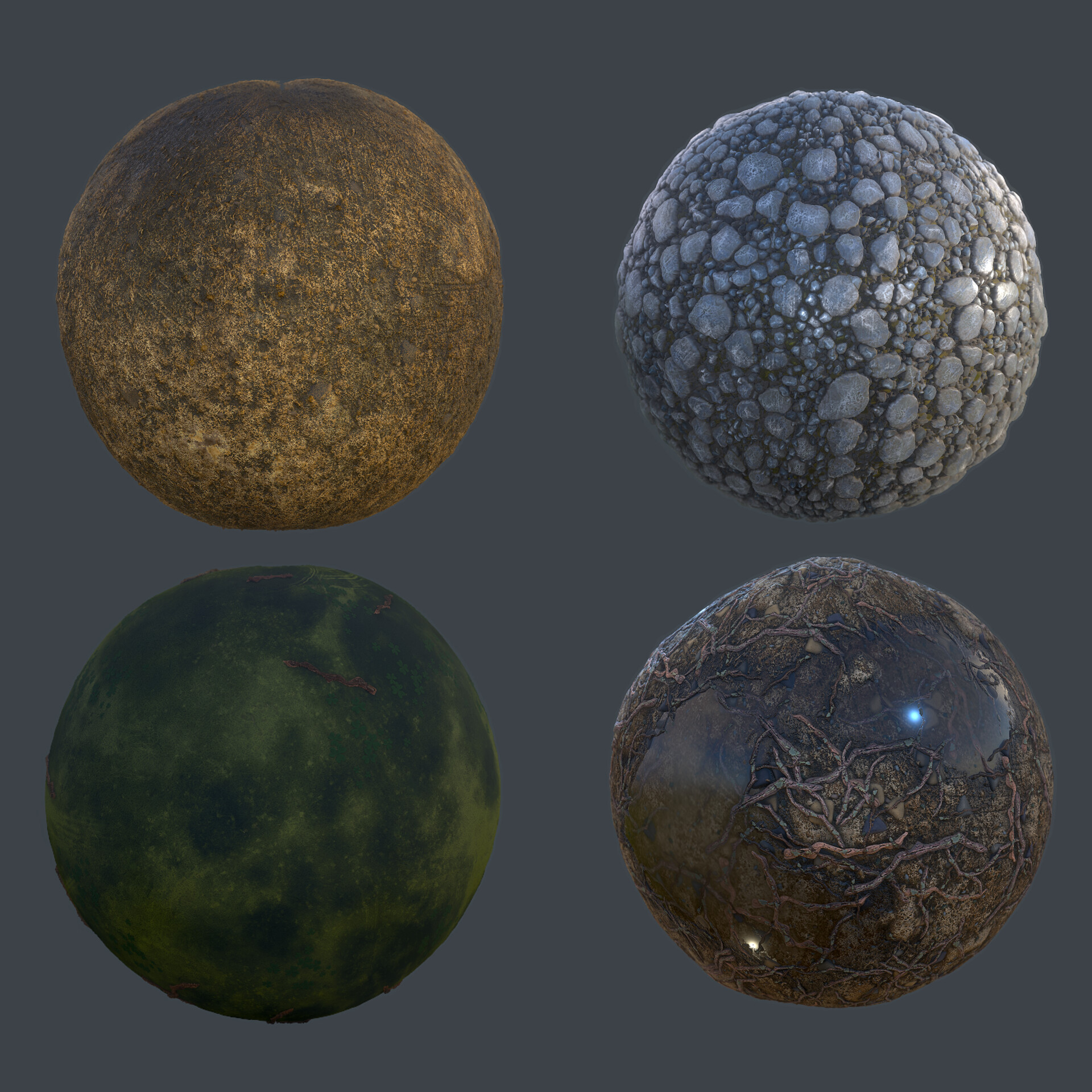 ArtStation - Realistic ground materials