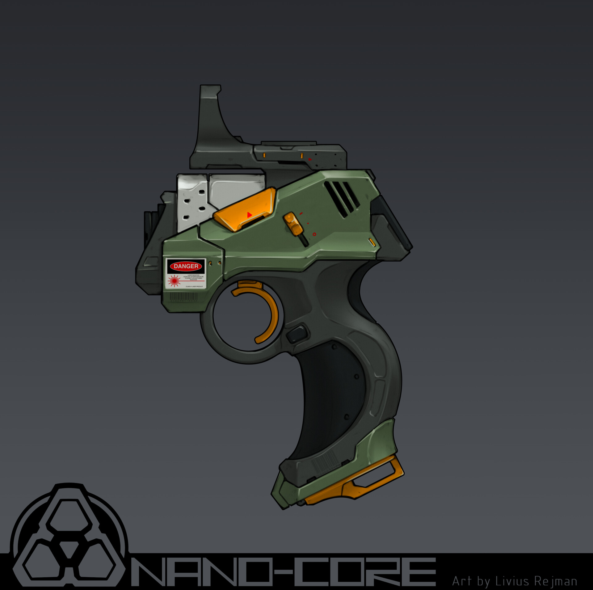 laser revolver sci fi