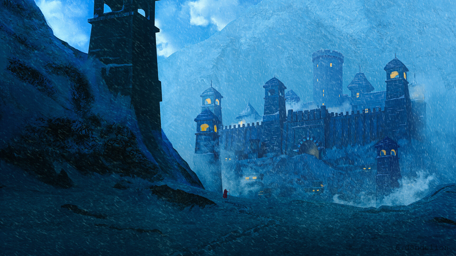 ArtStation - Snow castle