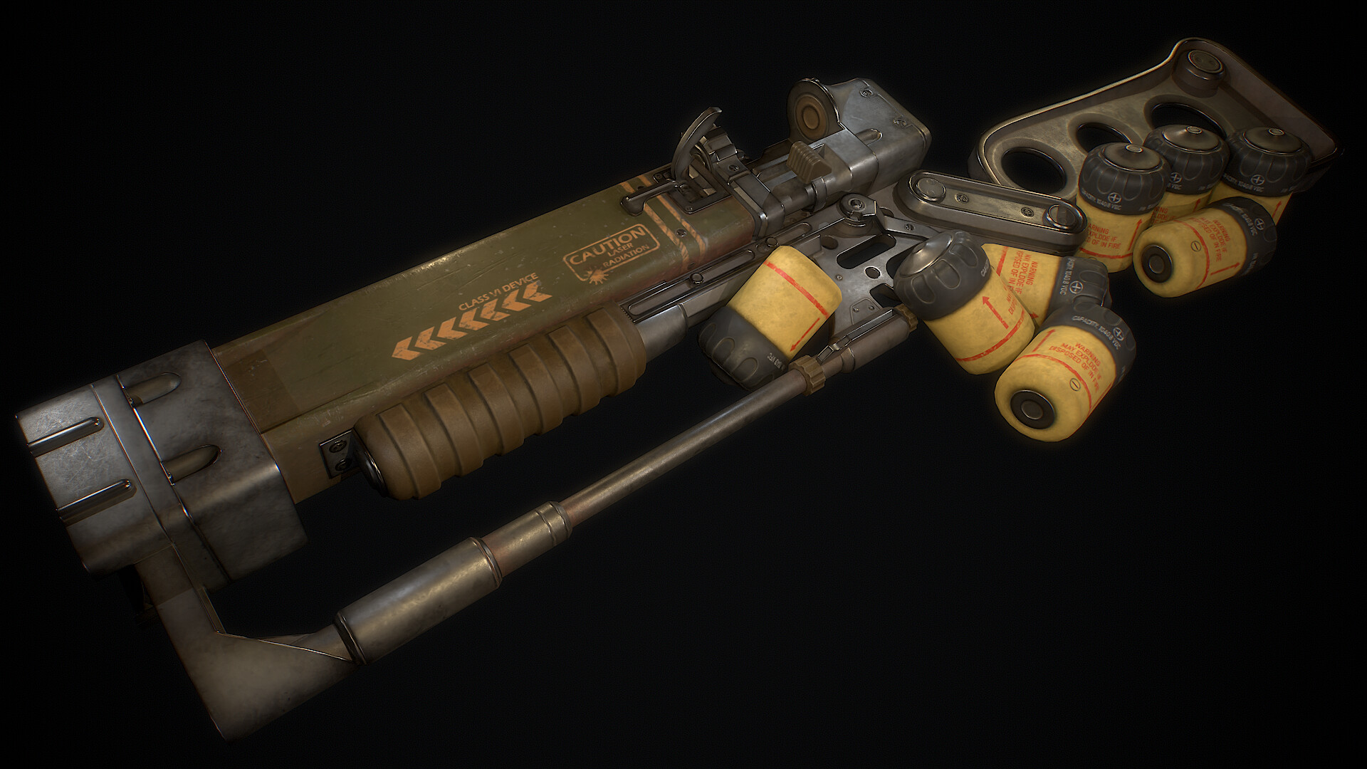 ArtStation - Laser Rifle AER9