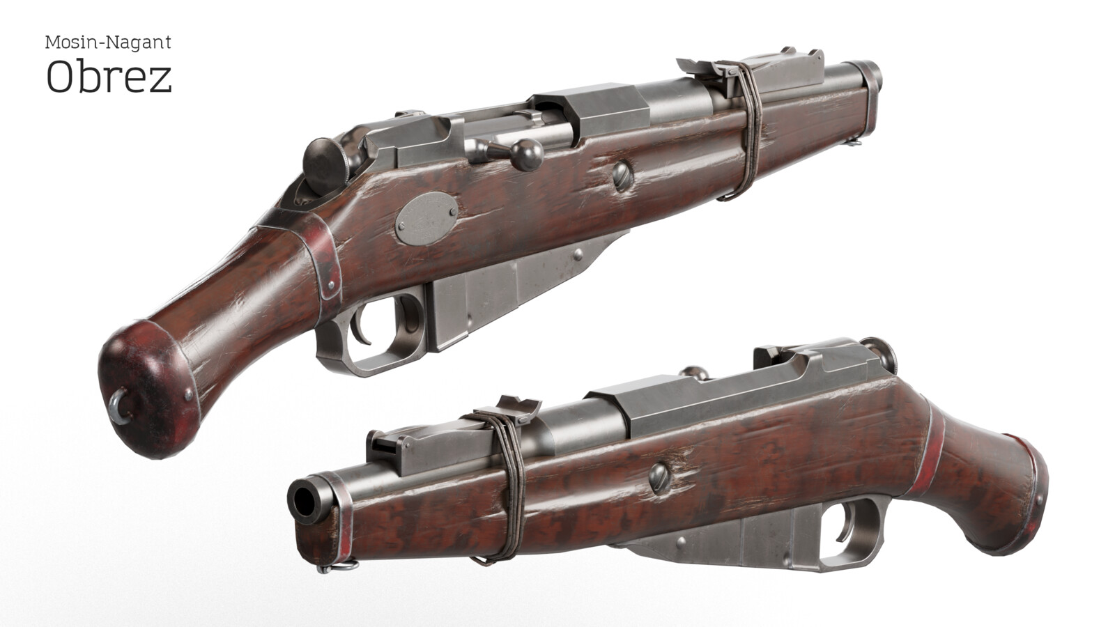 Ovidiu Barat - Obrez Mosin Nagant Bolt-action rifle