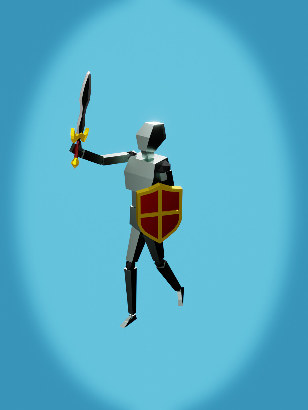 ArtStation - Low Poly warrior