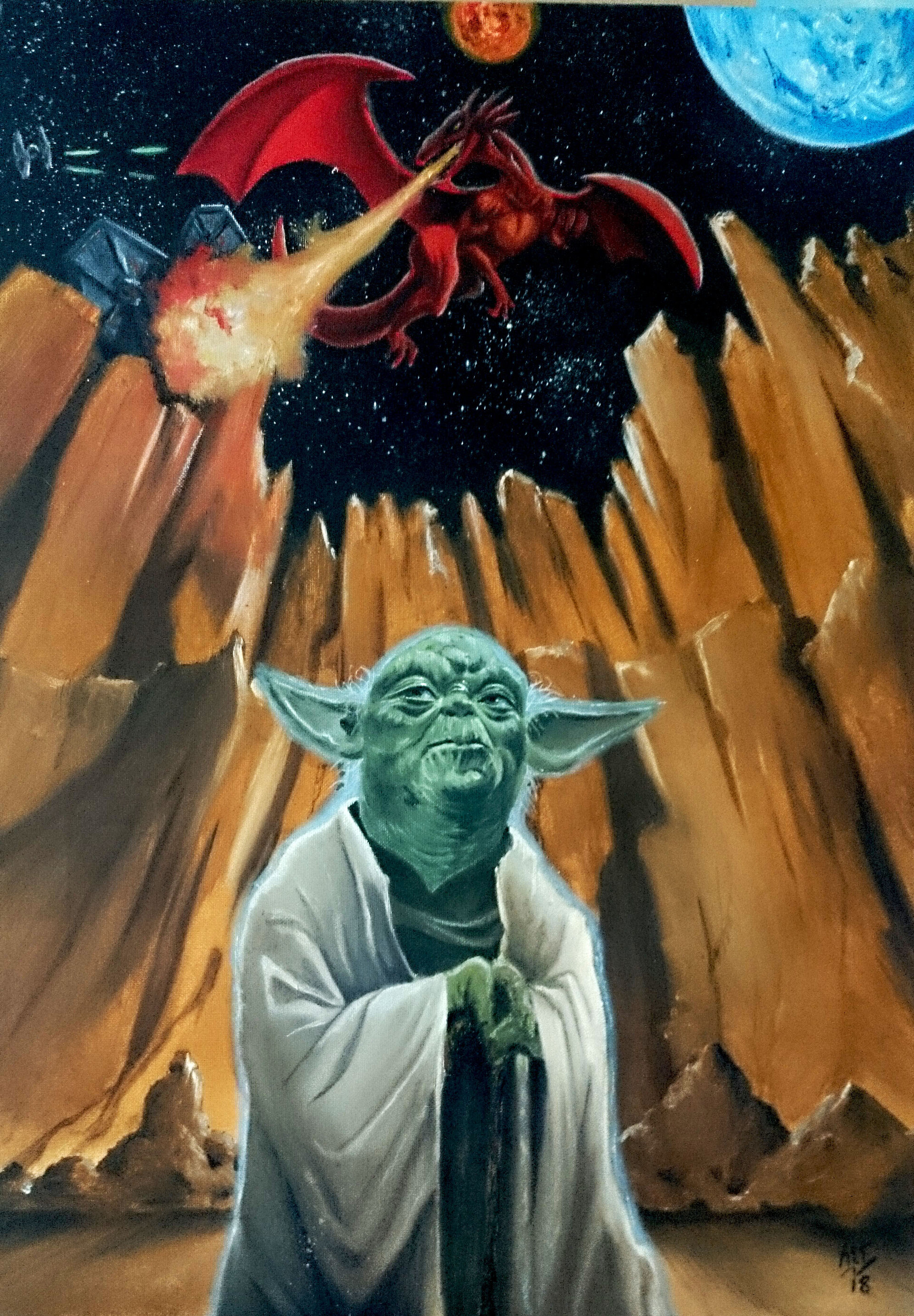 ArtStation - Yoda commission
