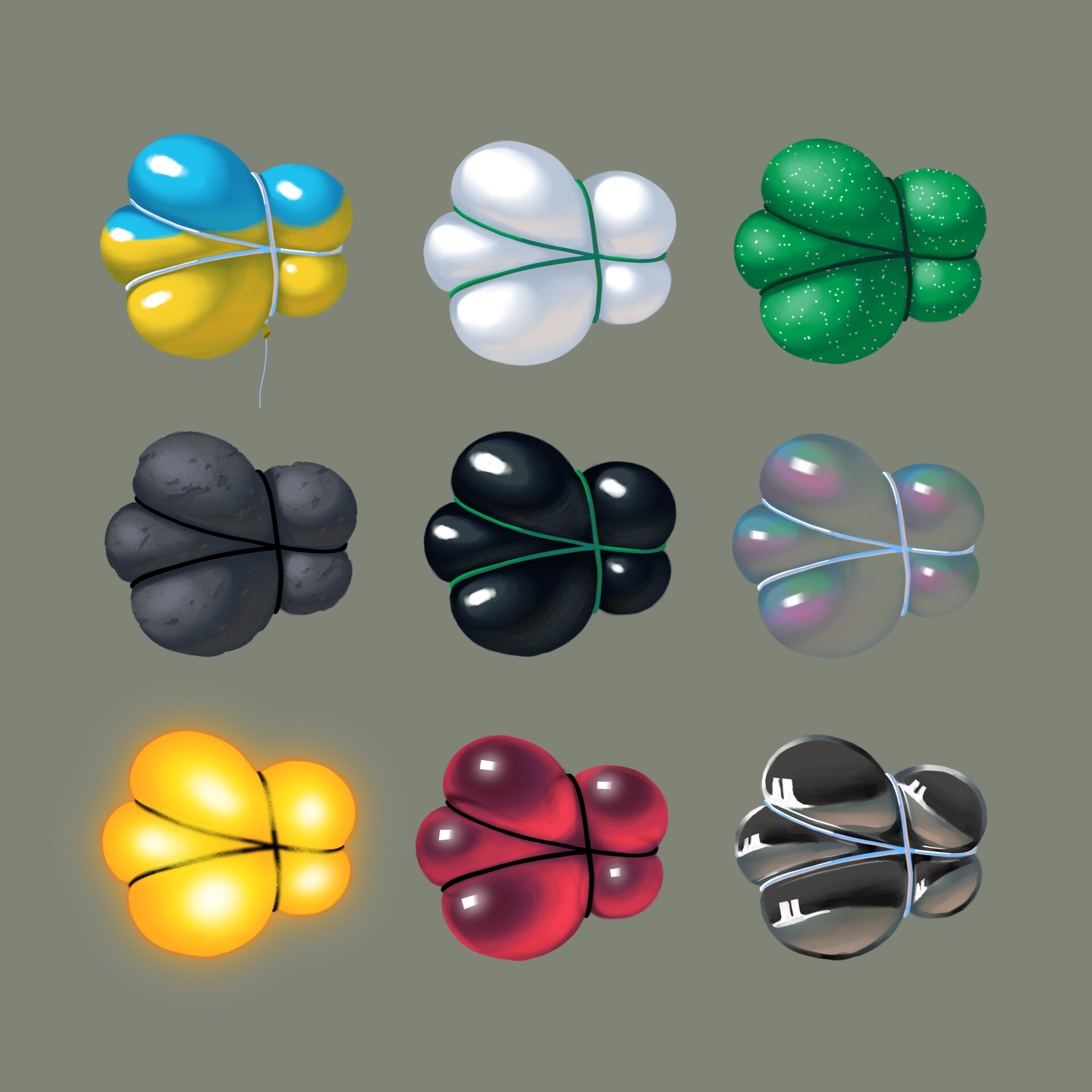 ArtStation - Bubble Materials