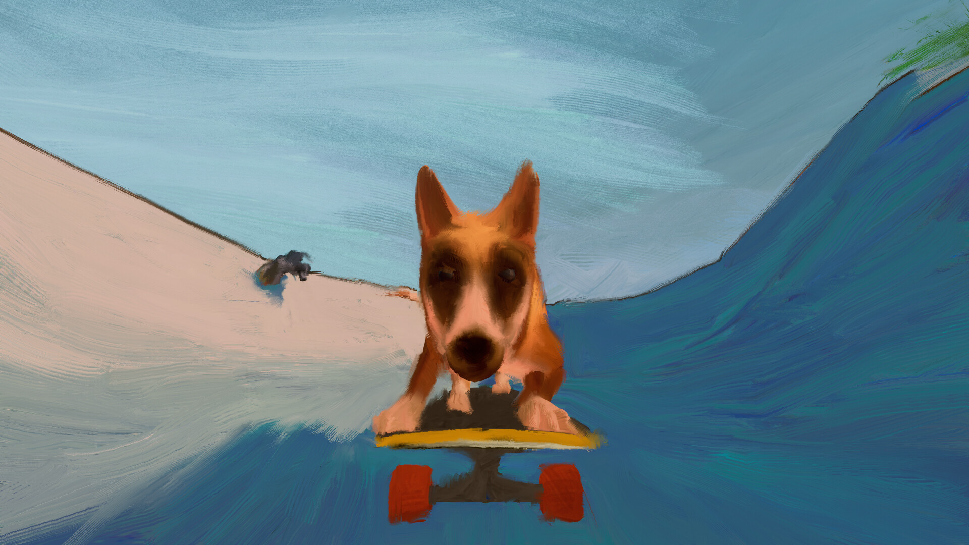 Miron Blocki - Dogs on Skateboards.