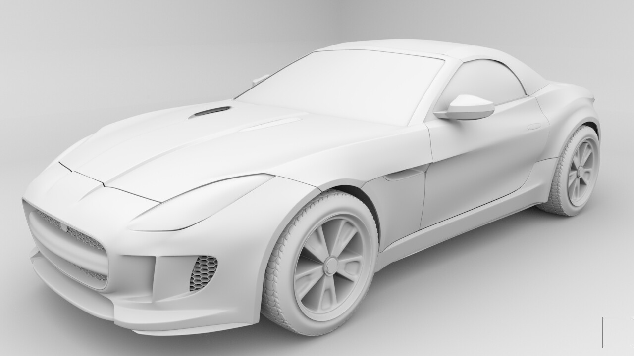 ArtStation - JAGUAR F - TYPE