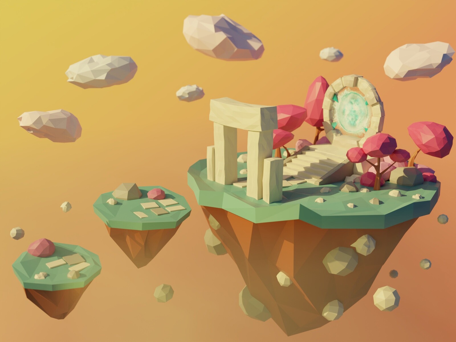 ArtStation - Island portal