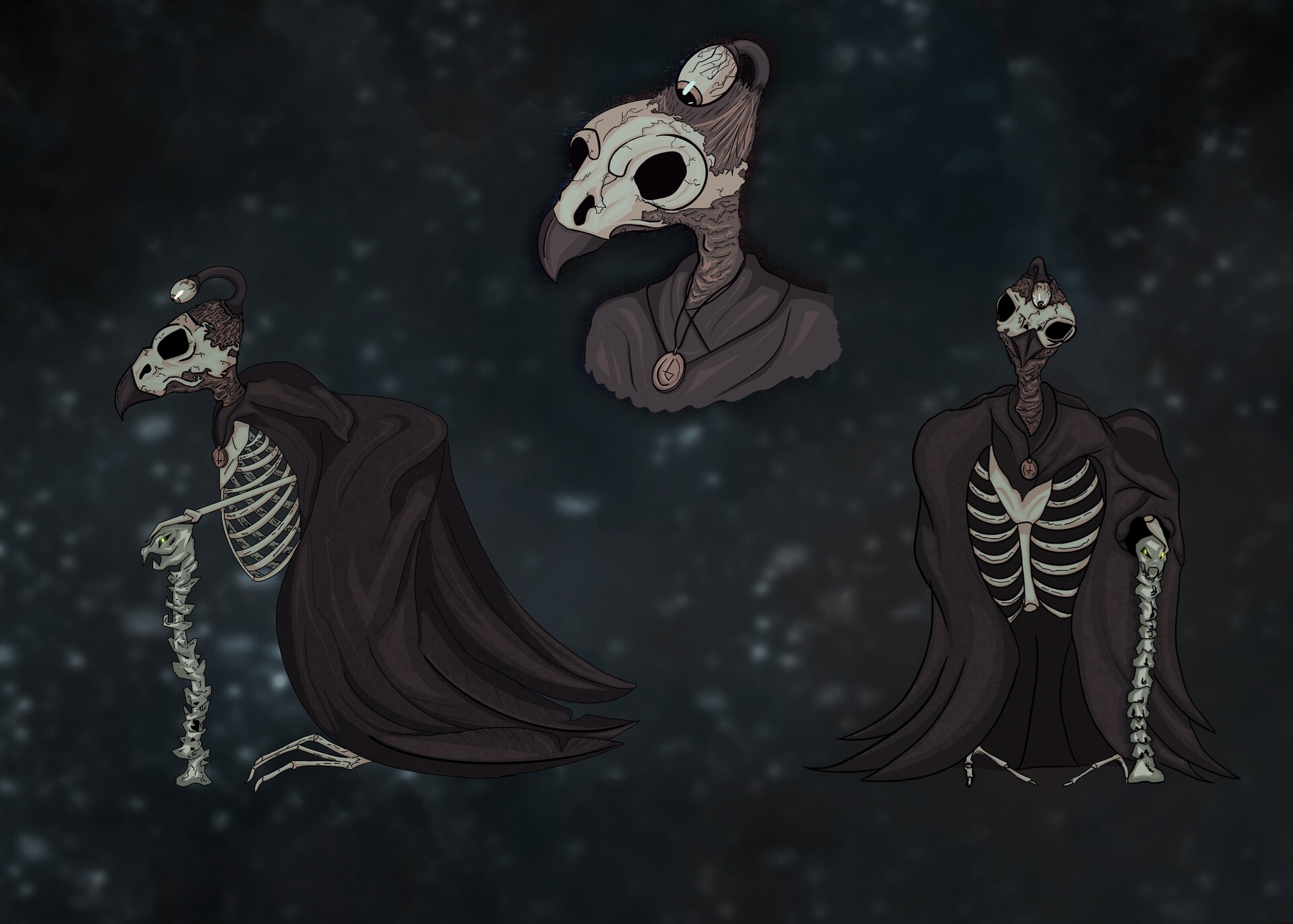 ArtStation - [CHARACTER DESIGN] BIRD GURU TURN