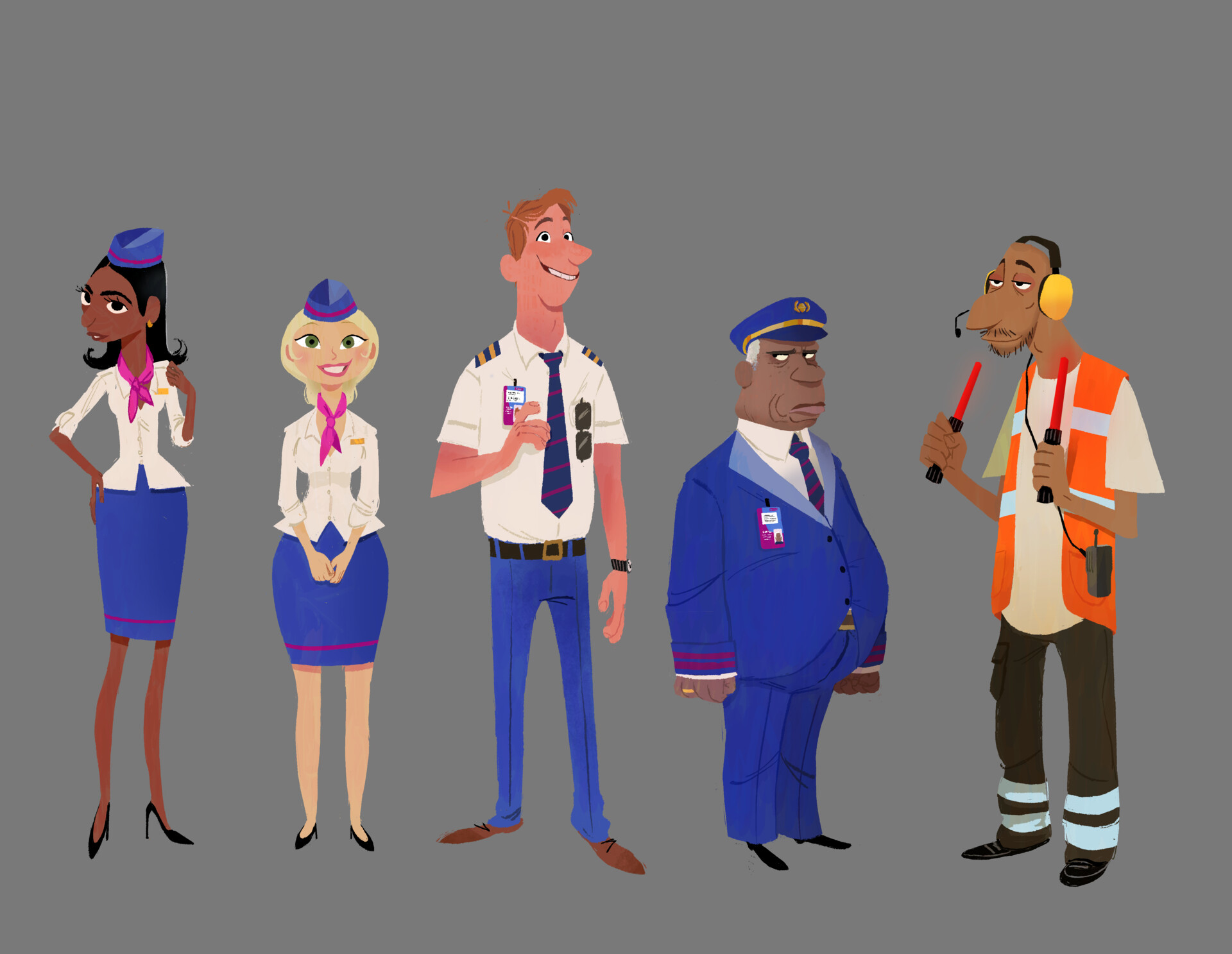 ArtStation - Personal project : Air Magenta