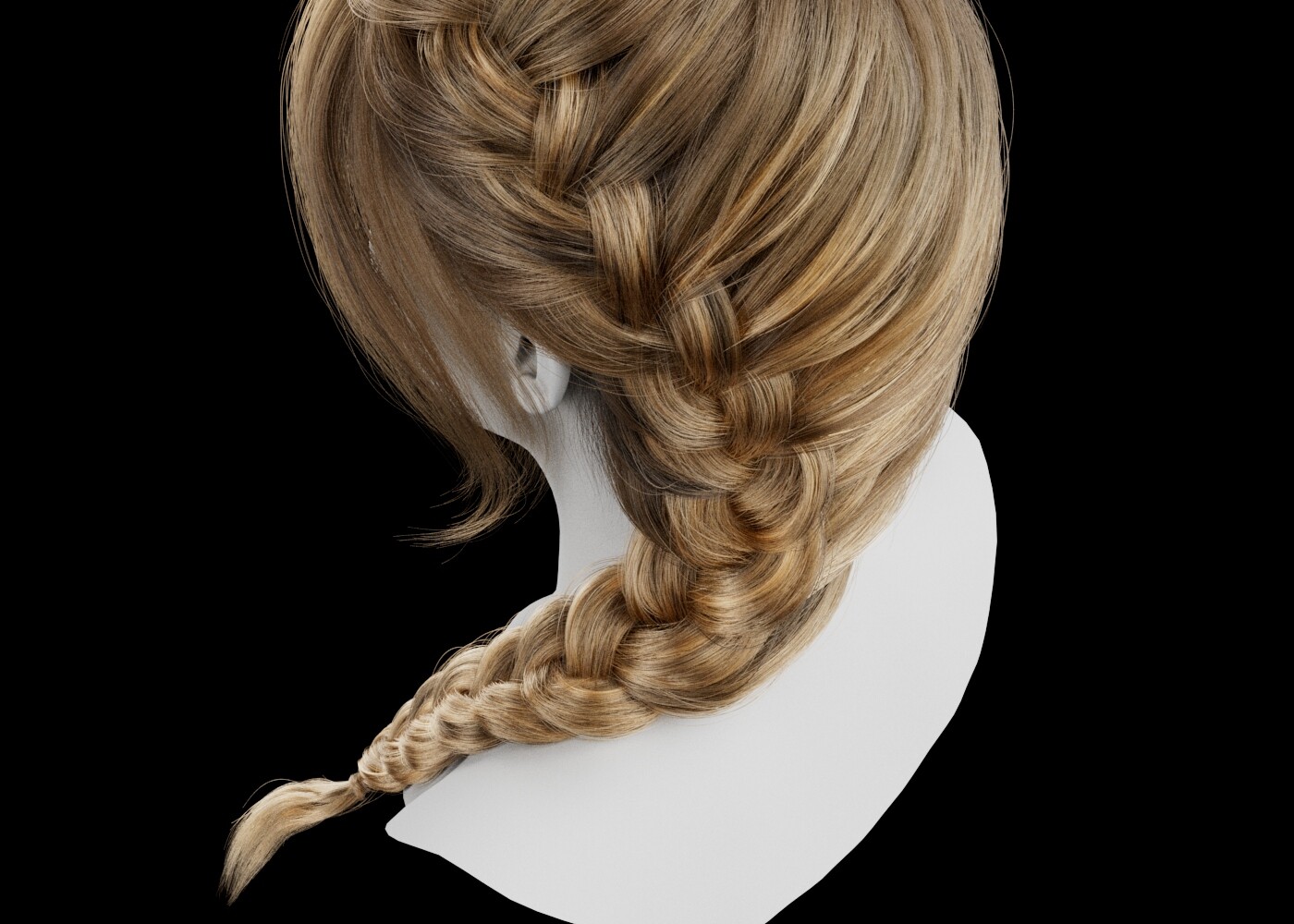 Jason Tsai - Side French Braid - XGen
